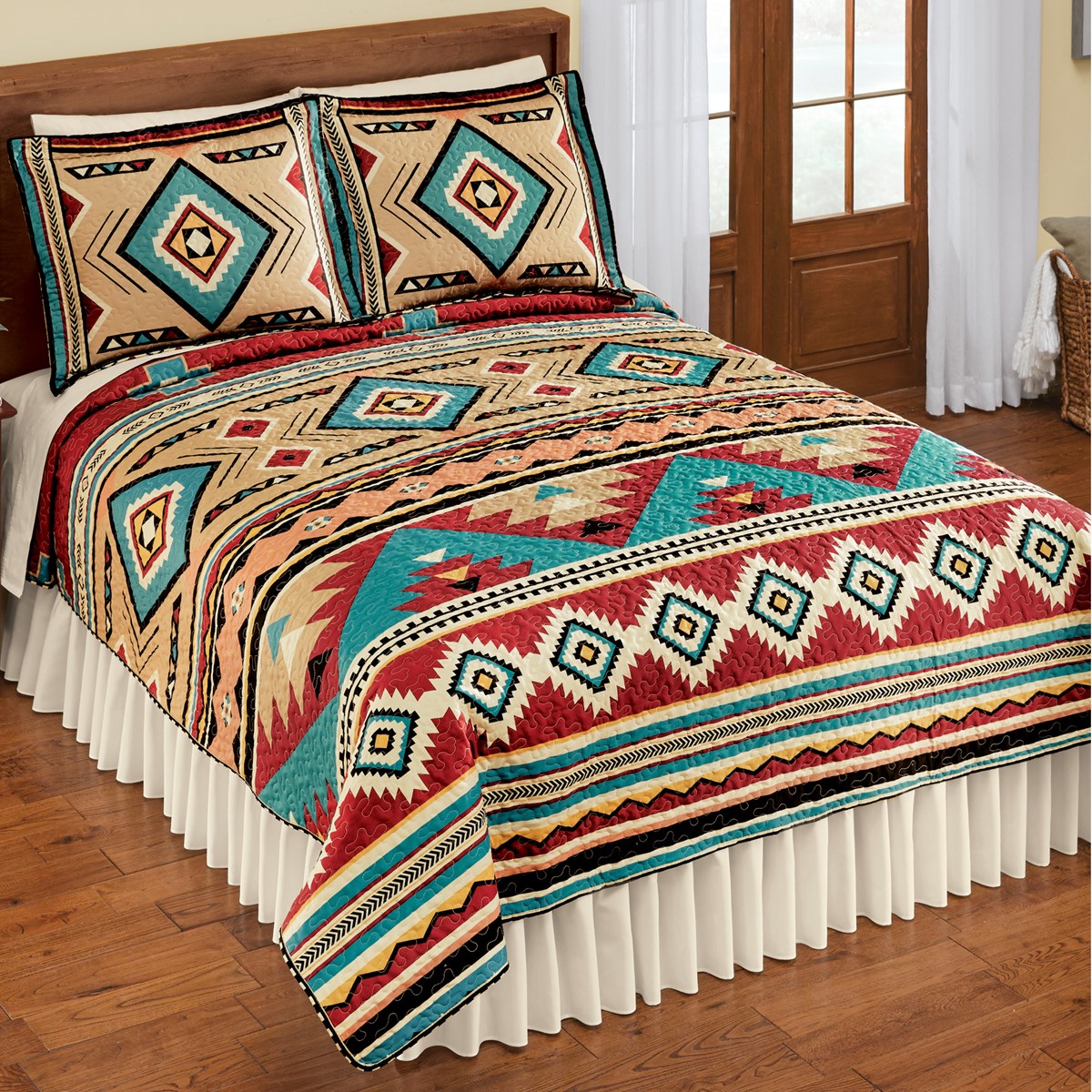 Rustic Aztec Quilt | Collections Etc.
