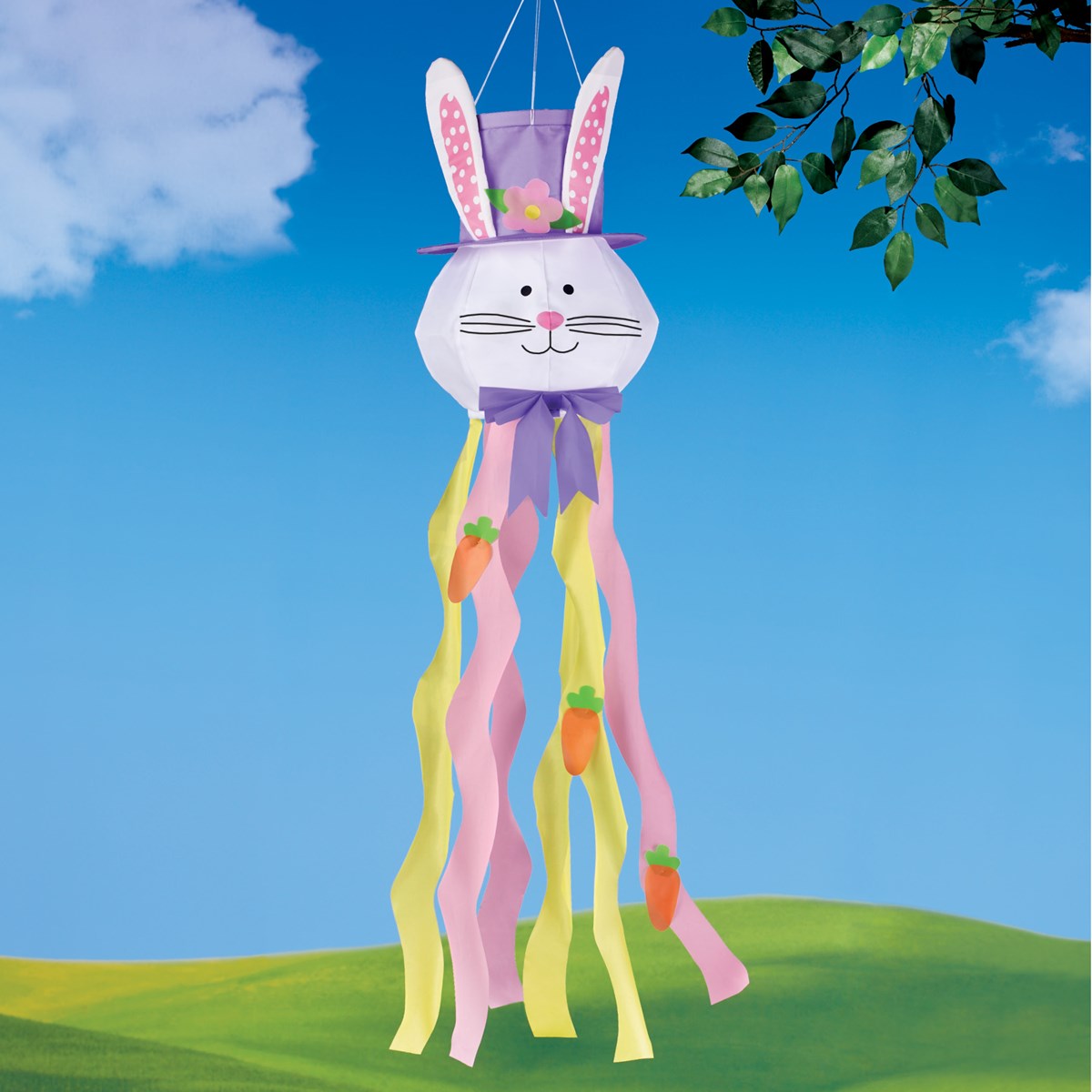 Easter Bunny Windsock Outdoor Decoration | Collections Etc.