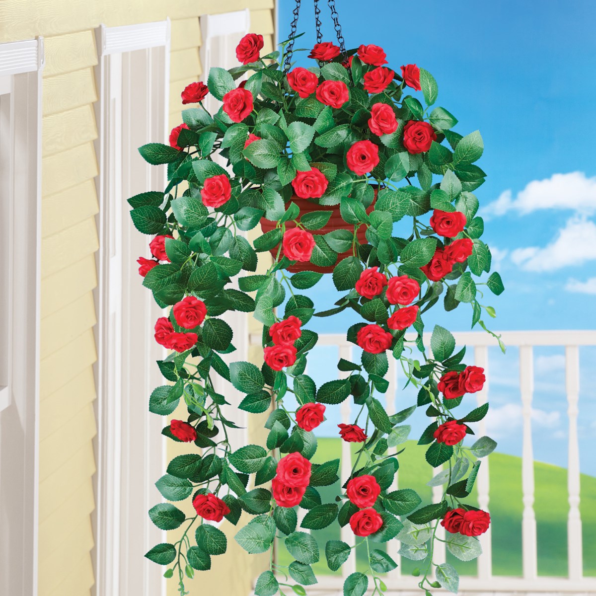Artificial Cascading Rose Blossom Bushes | Collections Etc.