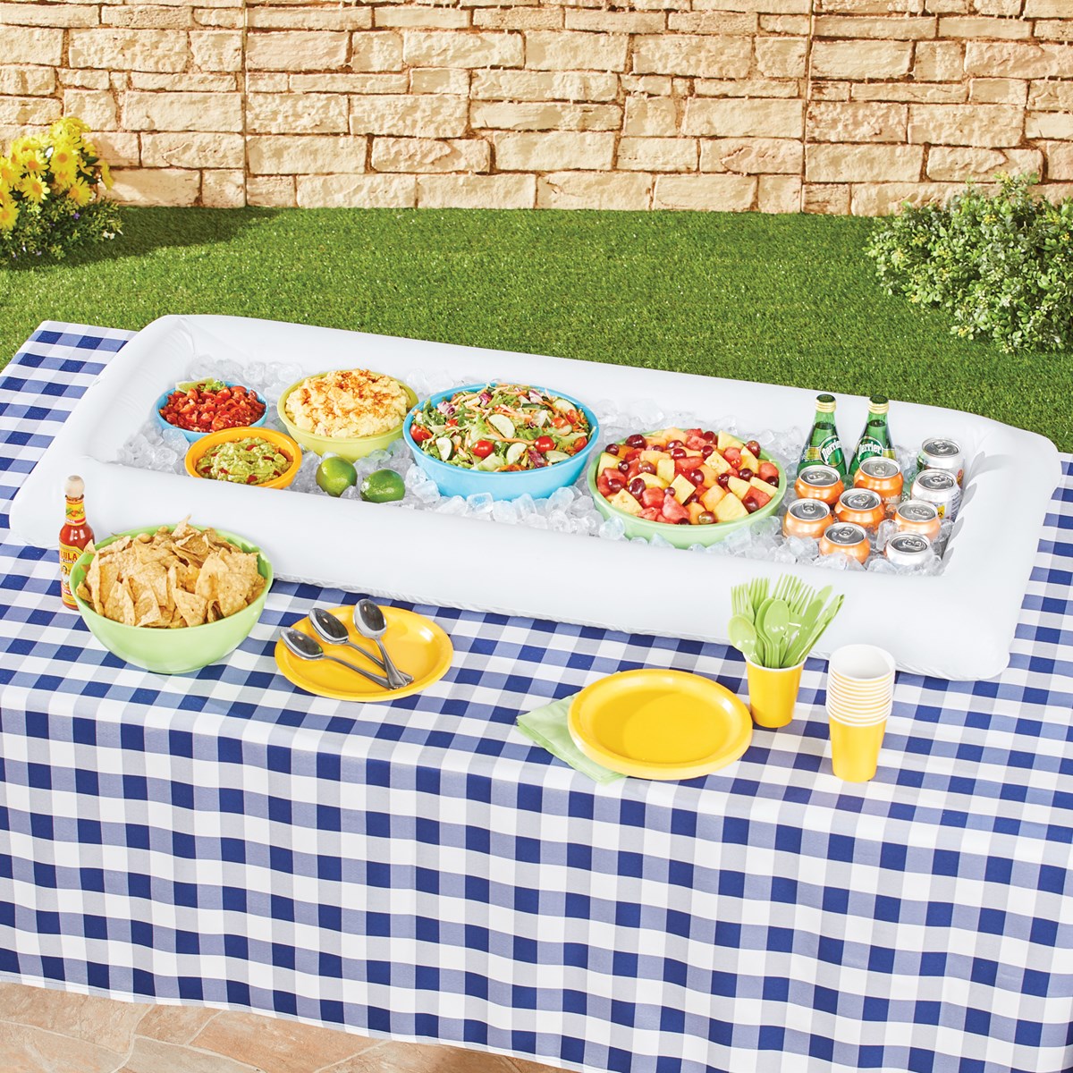 Lightweight and Versatile Inflatable Buffet Table | Collections Etc.
