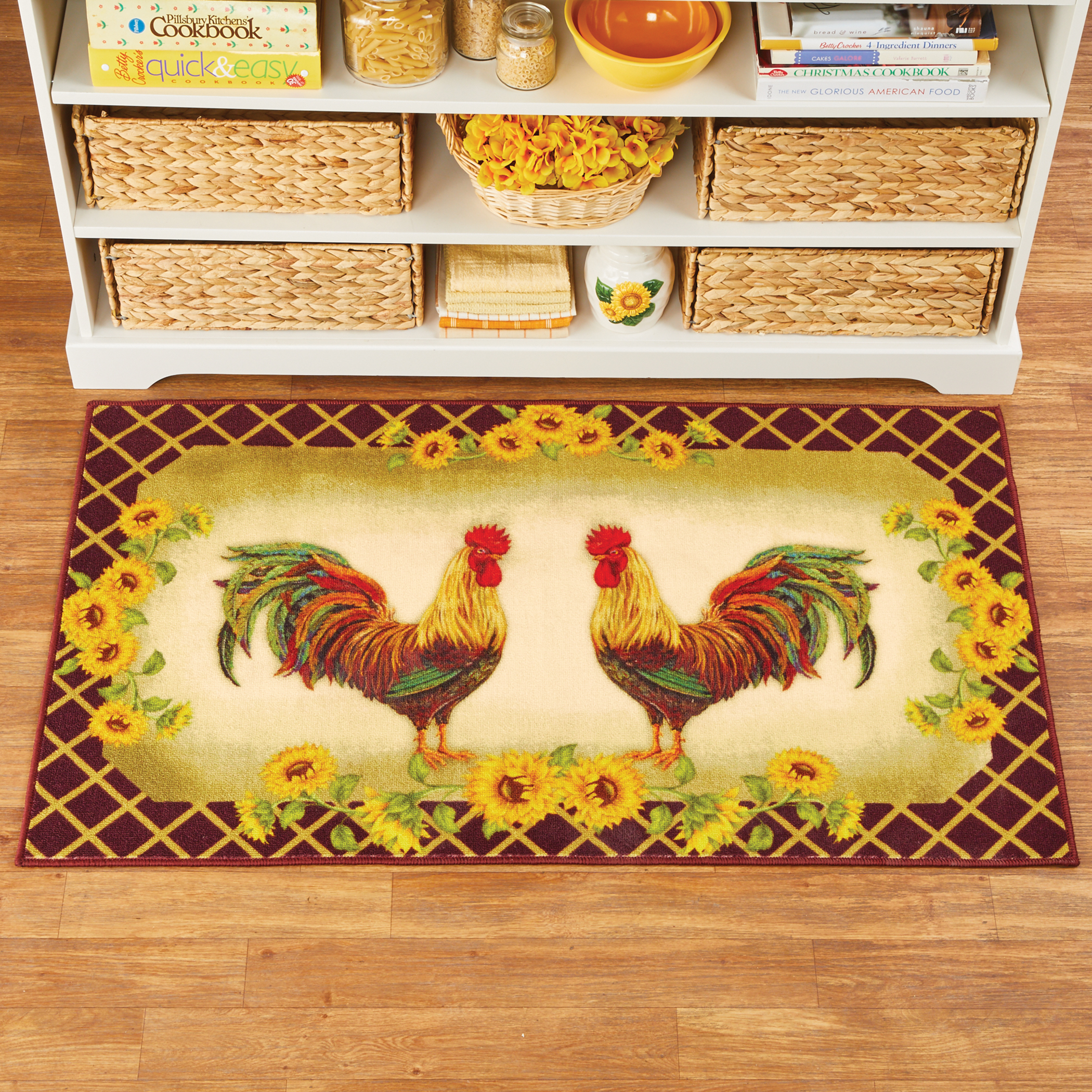 French Country Rooster Rugs