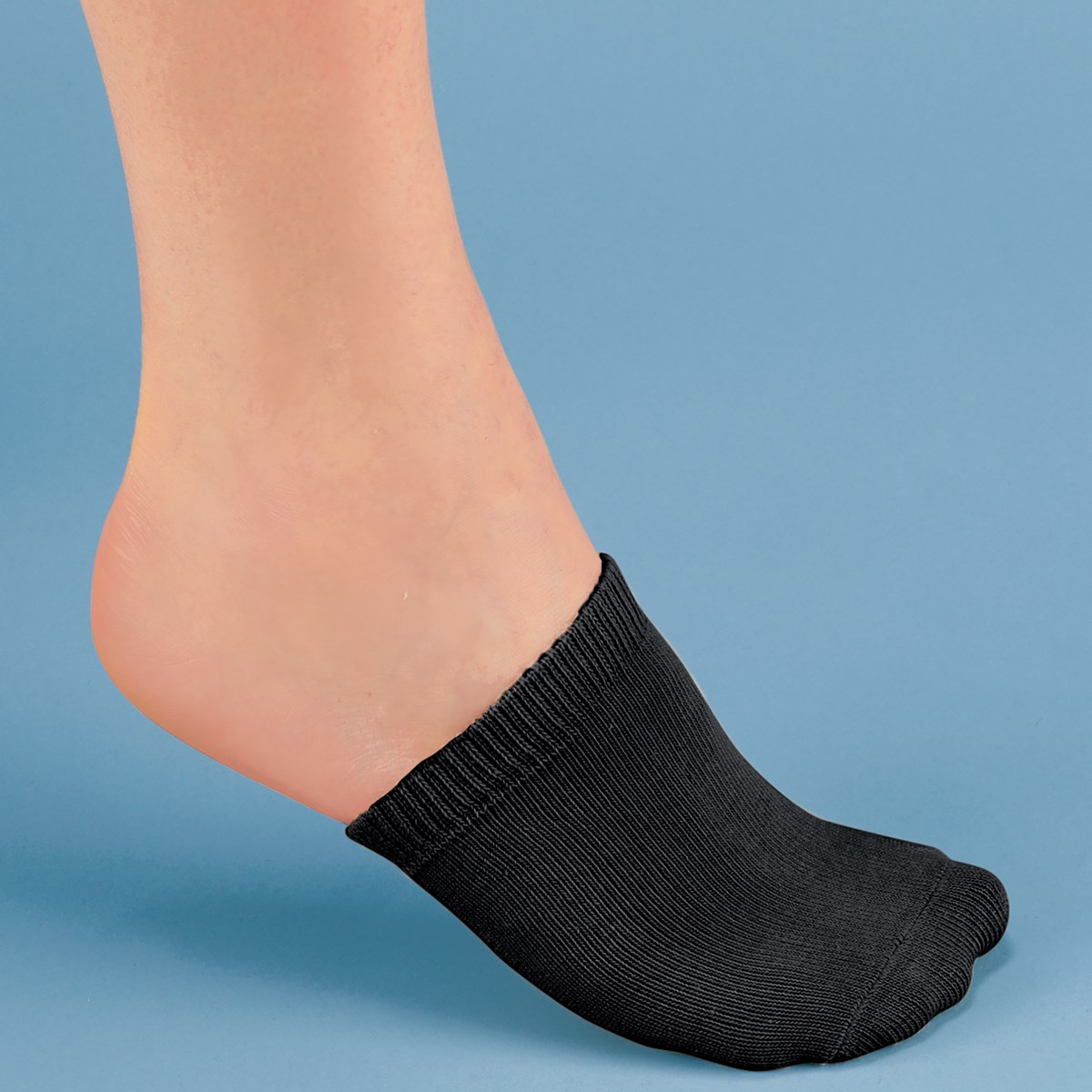Non-Binding Elasticized No Show Mule Socks - Set of 3 | Collections Etc.