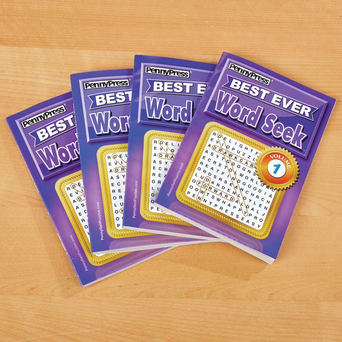 Best Ever Word Seek Word Search Puzzles - Set of 4 | Collections Etc.