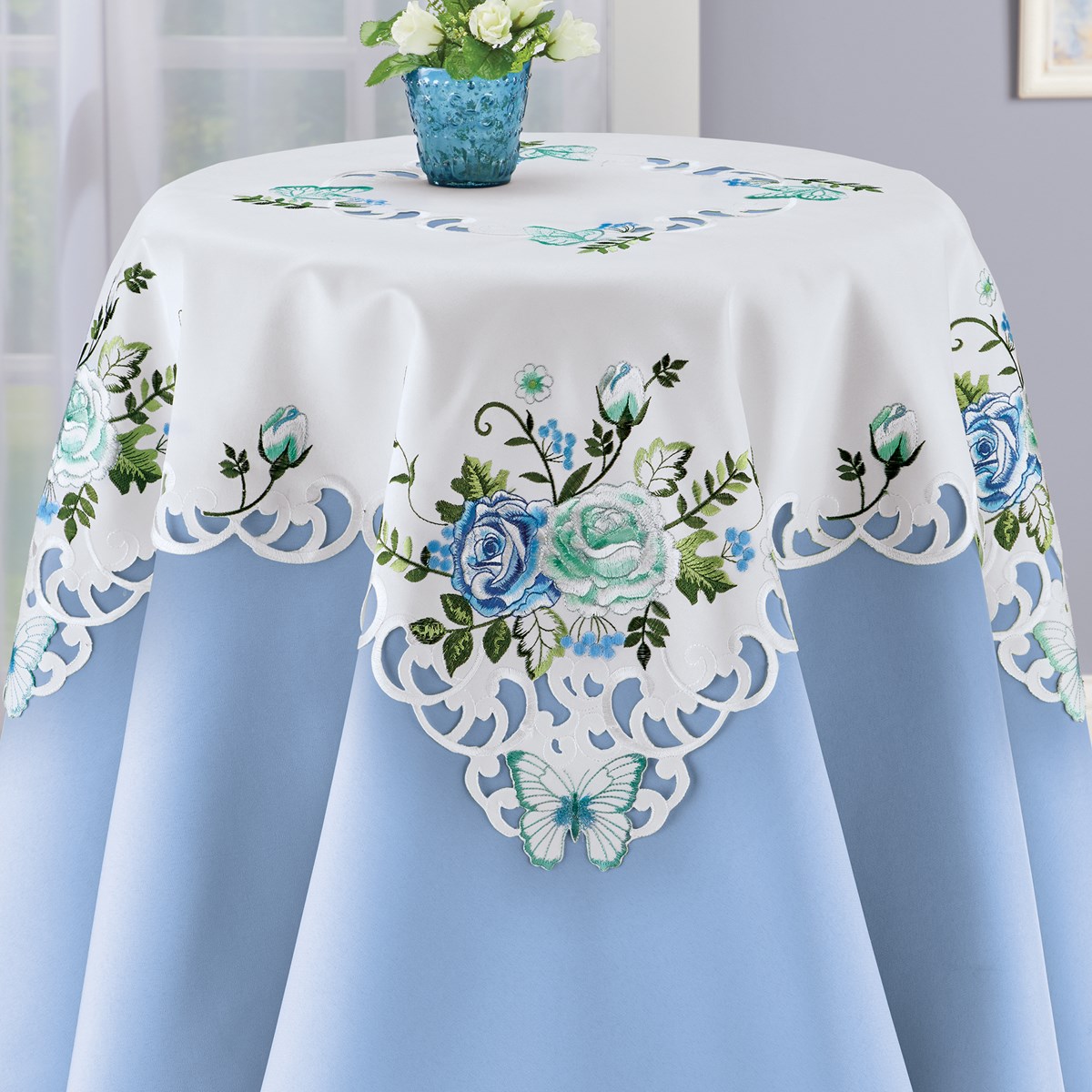 Rose Meadow Dining and Kitchen Table Linens | Collections Etc.
