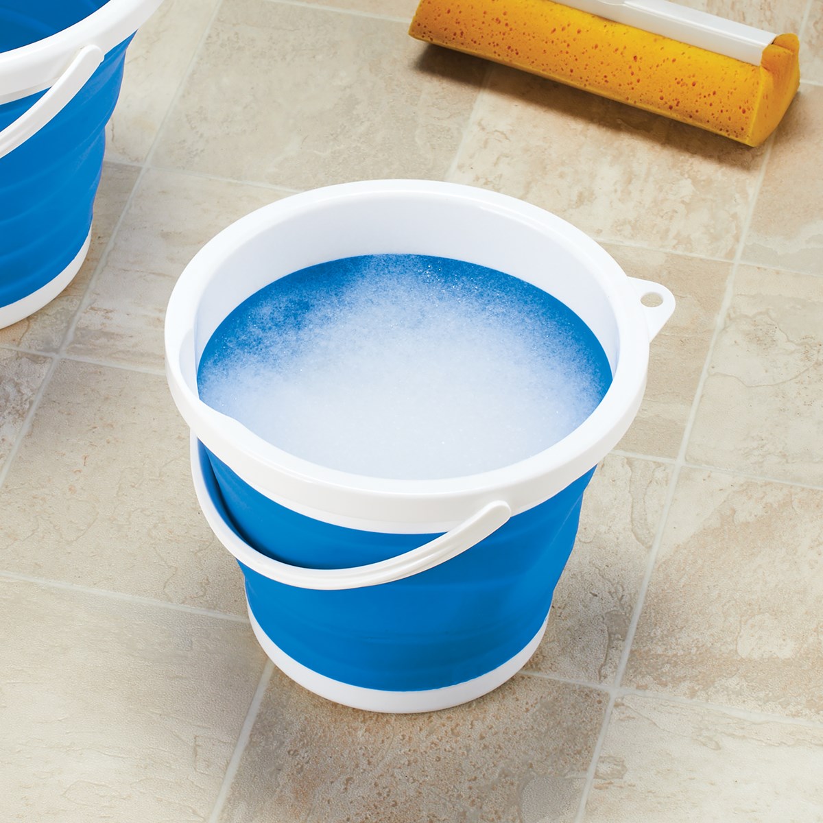 Portable Handled Collapsible Pail Buckets | Collections Etc.