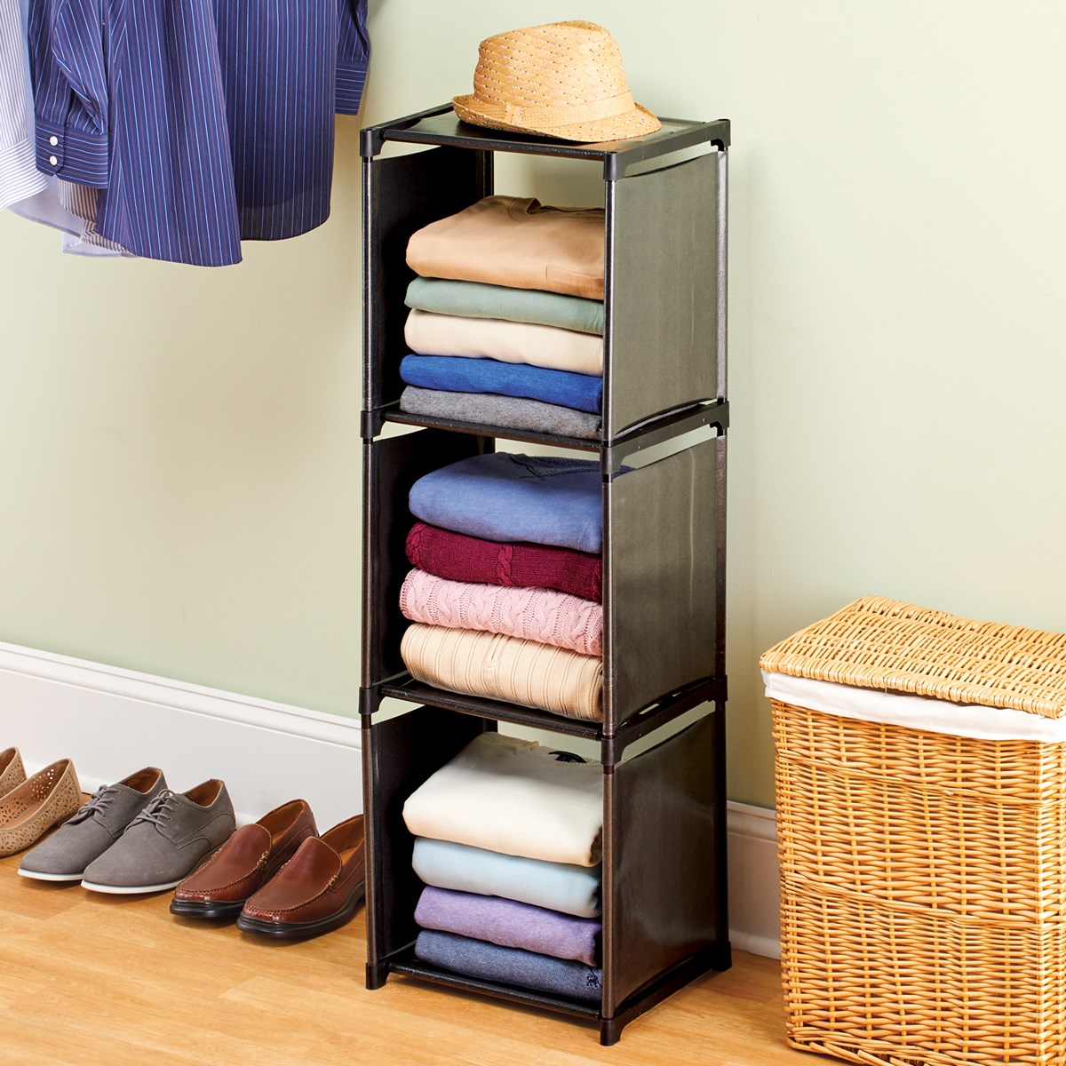 Durable Three Cube Organizational Storage Bins | Collections Etc.