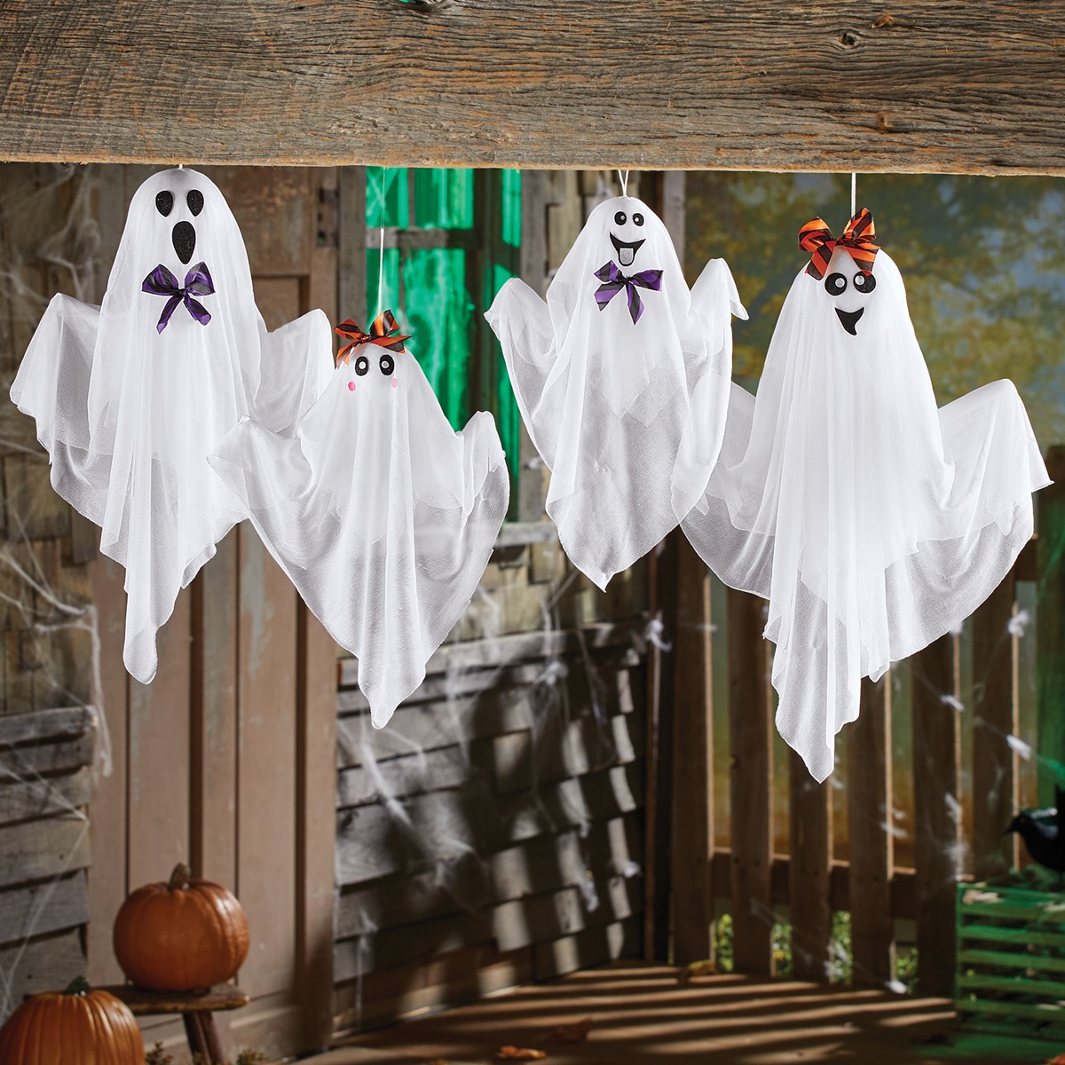 Hanging Halloween Ghost Family Tree Danglers | Collections Etc.