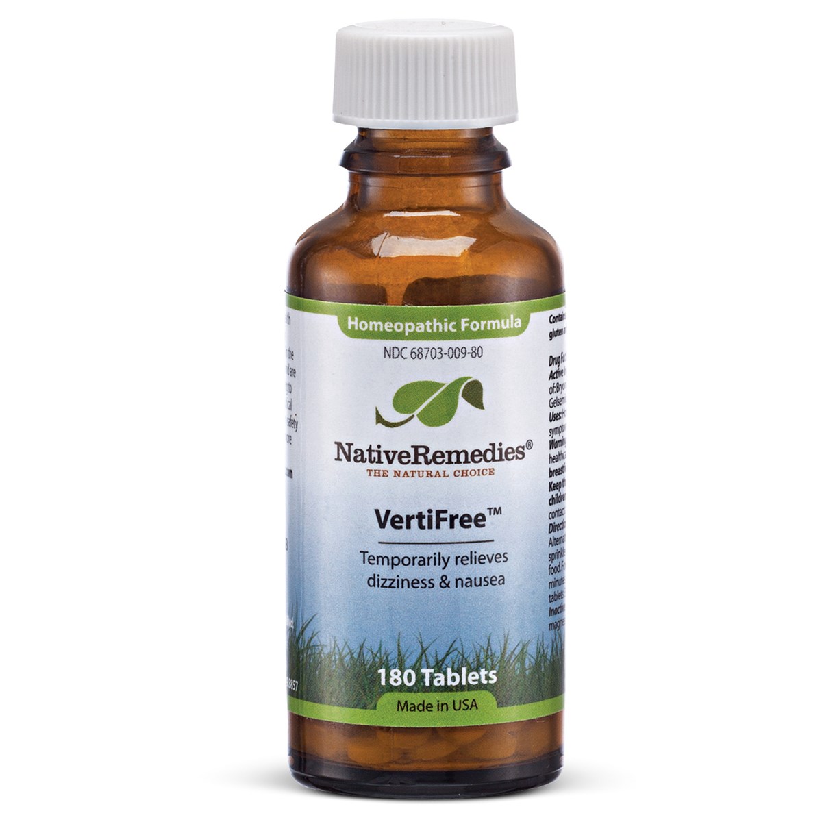 NativeRemedies® VertiFree™ Vertigo Supplement - 180 Tablets ...