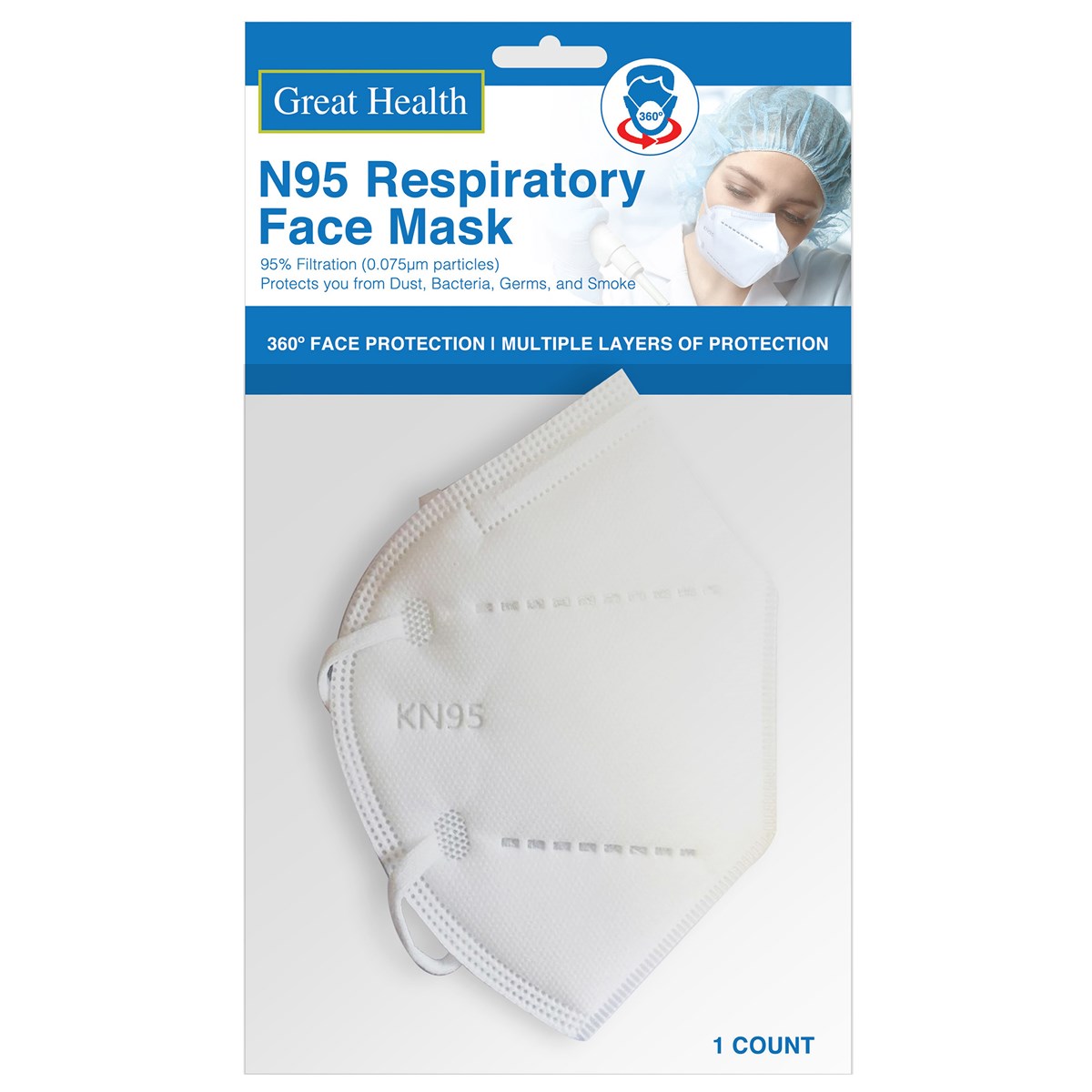 N95 Respiratory Face Mask | Collections Etc.