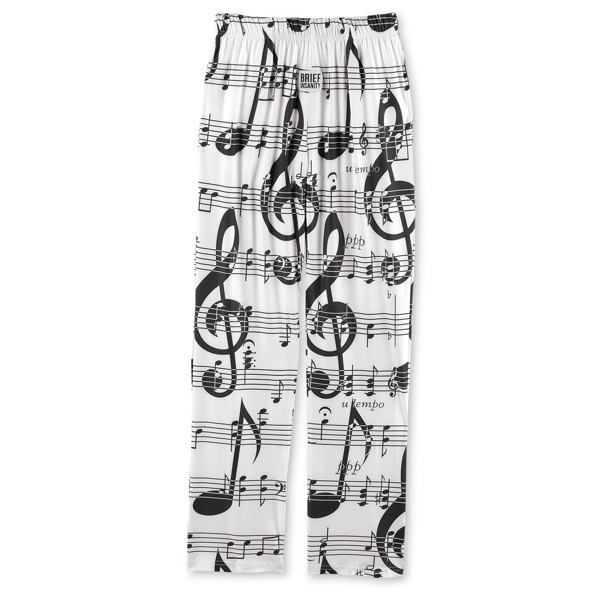 Sheet Music All-Over Music Note Graphics Lounge Pants | Collections Etc.