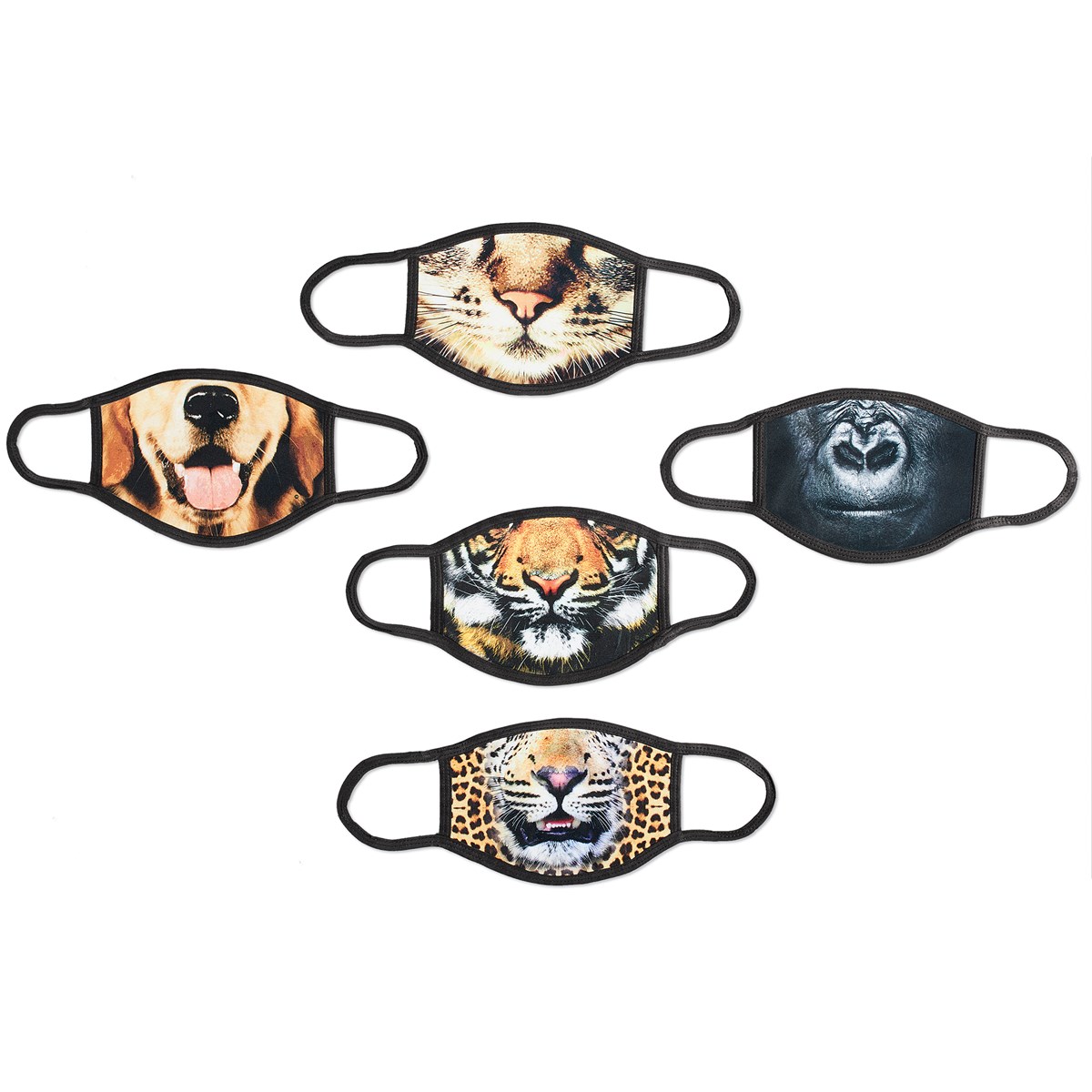 Cotton Animal Theme Print Reusable Face Masks | Collections Etc.