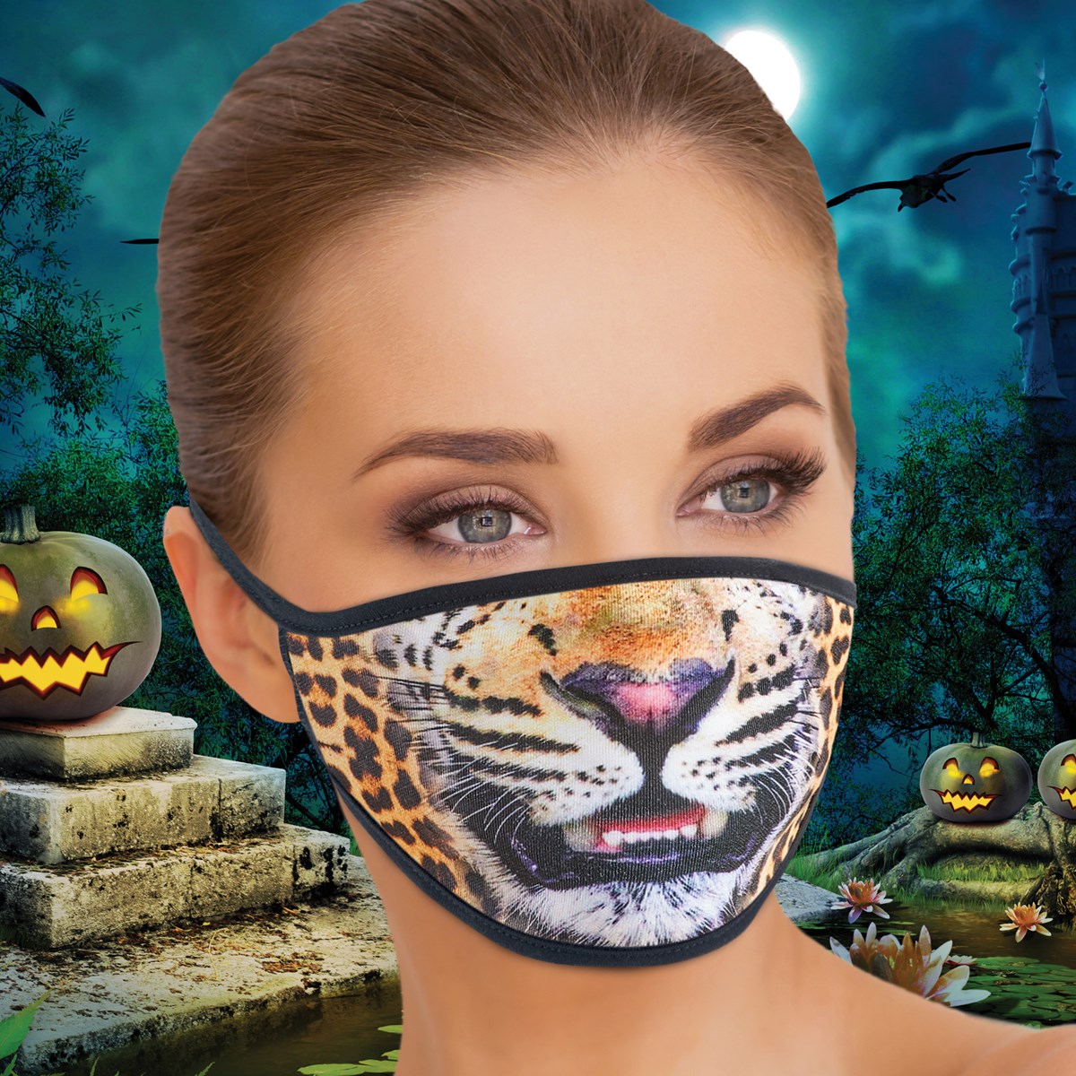 Cotton Animal Theme Print Reusable Face Masks | Collections Etc.