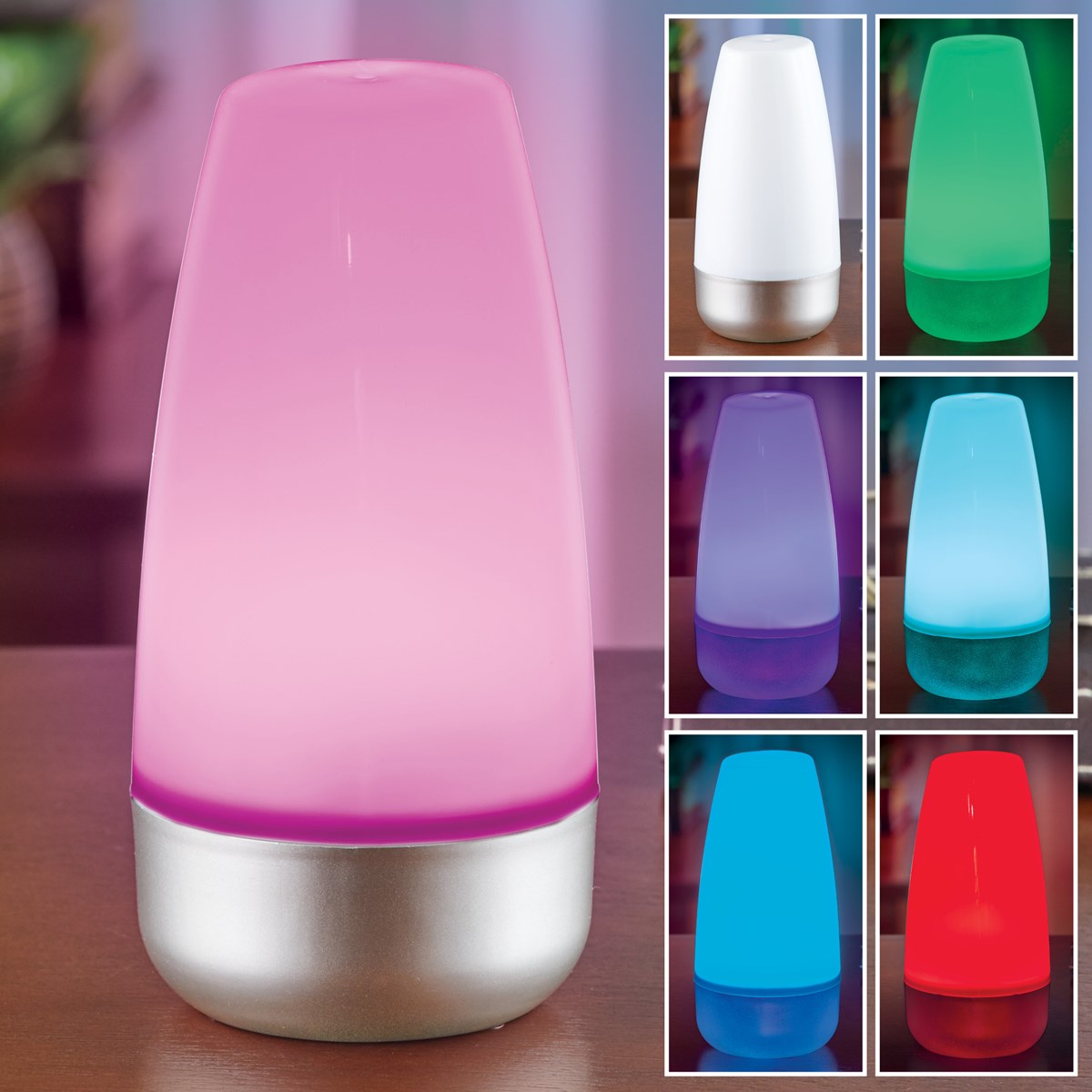 Color Changing LED Lighted Tabletop Light | Collections Etc.