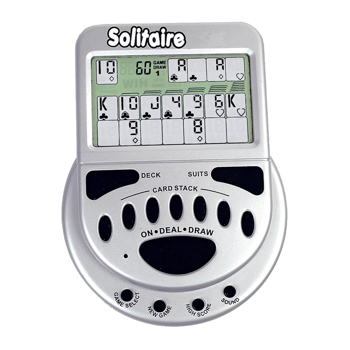 2 Games In 1 Mega Screen Solitaire Draw 1 or 3 Klondike Solitaire ...