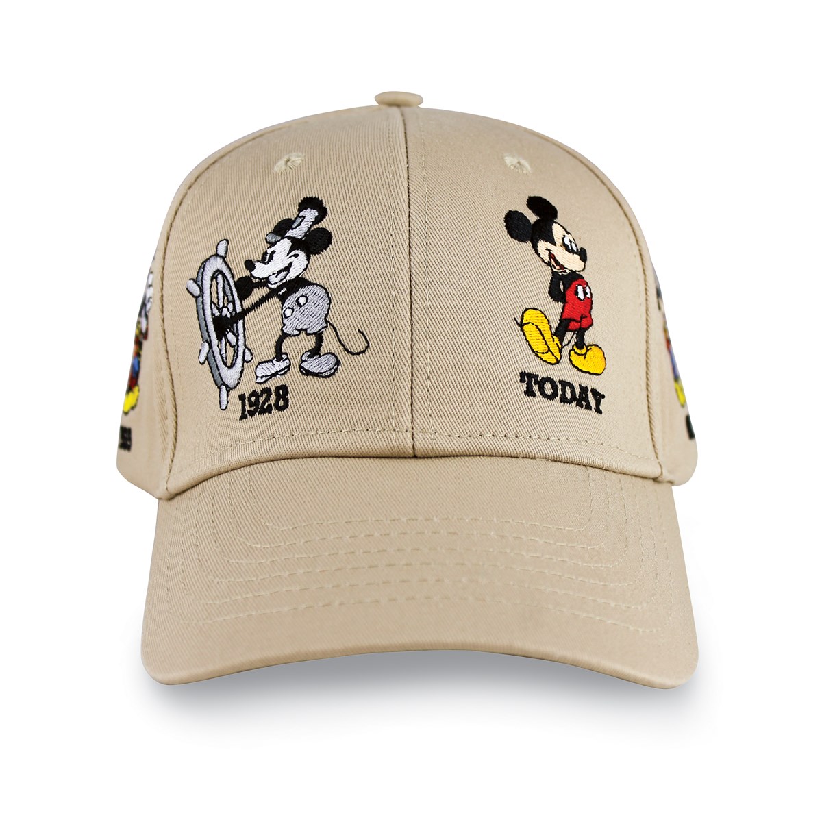 Embroidered Mickey Mouse Throughout the Years Baseball Hat ...