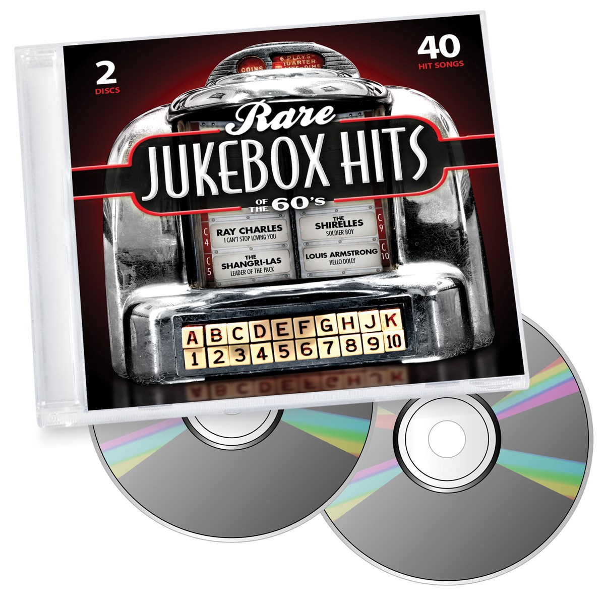 Rare 40-Song Jukebox Hits of the 1960s - 2 CD Pack | Collections Etc.