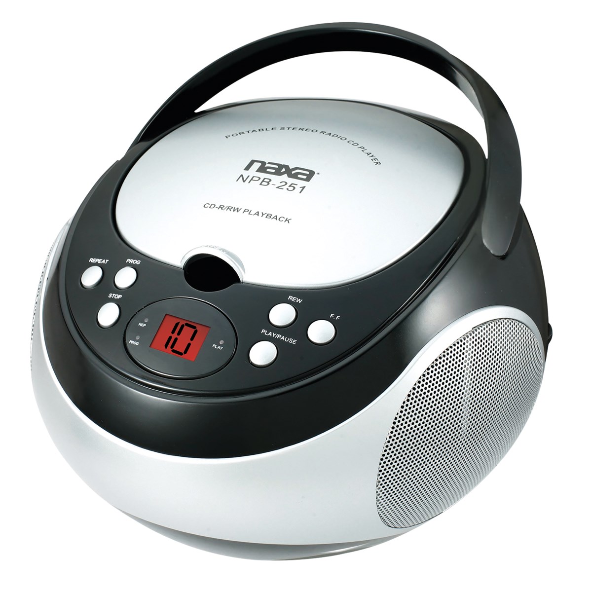 Portable Boombox CD Player with AM/FM Stereo Radio | Collections Etc.