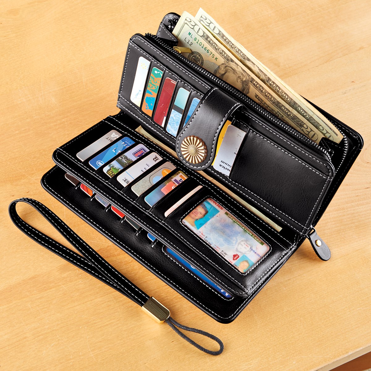 Rfid Blocking Clutch Wallet | Collections Etc.