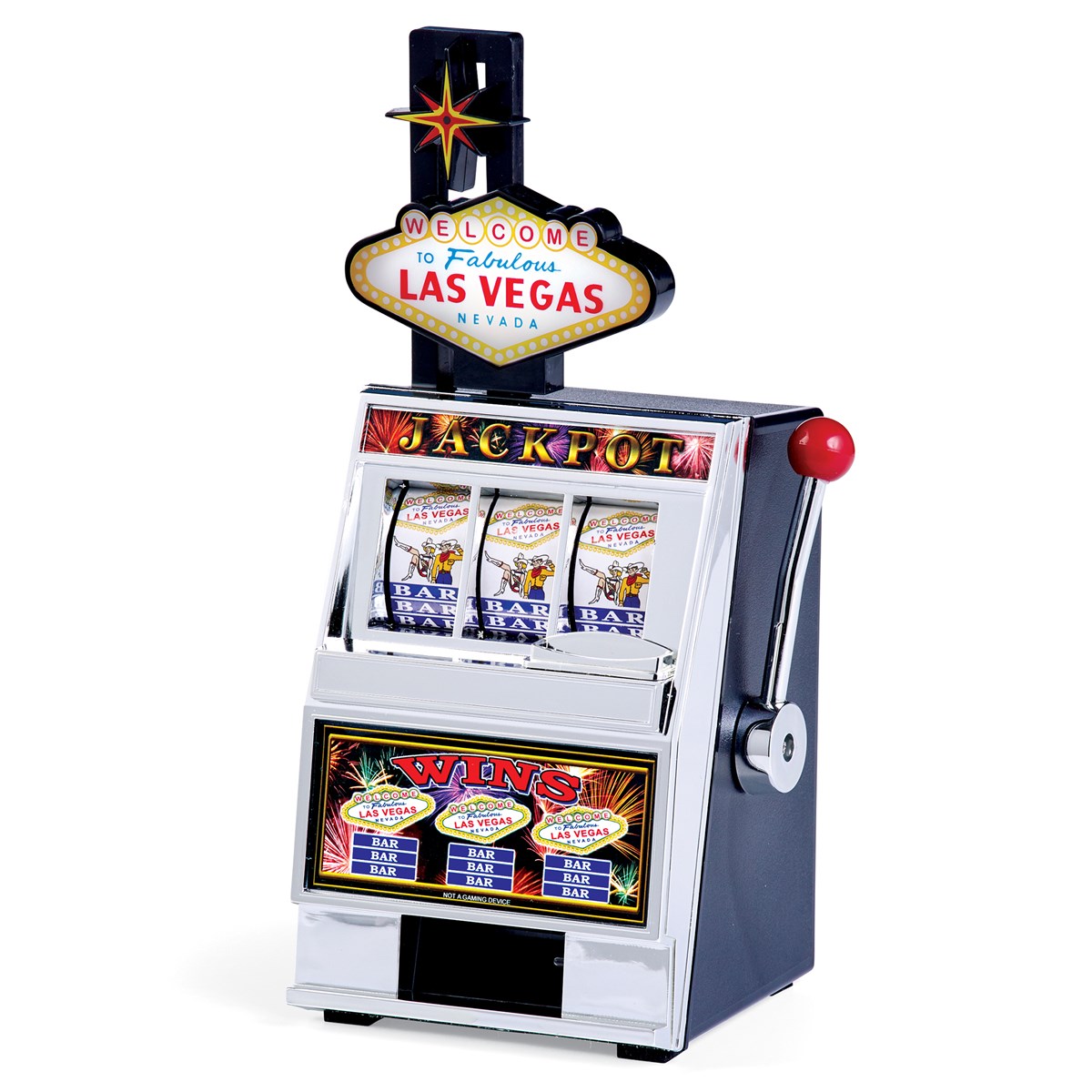 Welcome to Fabulous Las Vegas Sign Mini Casino Slot Bank | Collections Etc.