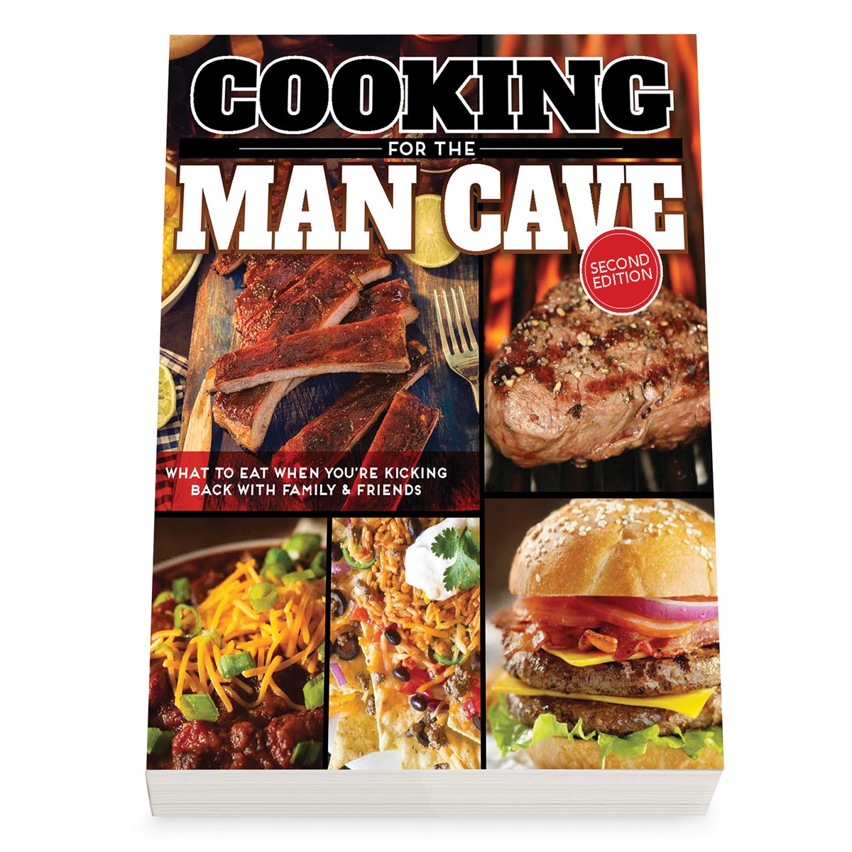 Cooking For the Man Cave Manly Food Softcover Cookbook | Collections Etc.