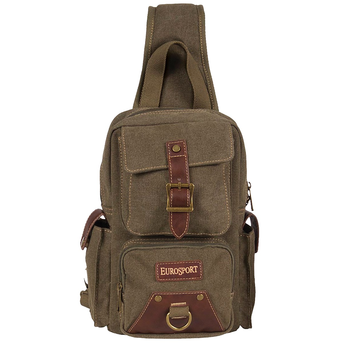 Durable & Compact Multi-Pocket Canvas Backpack | Collections Etc.