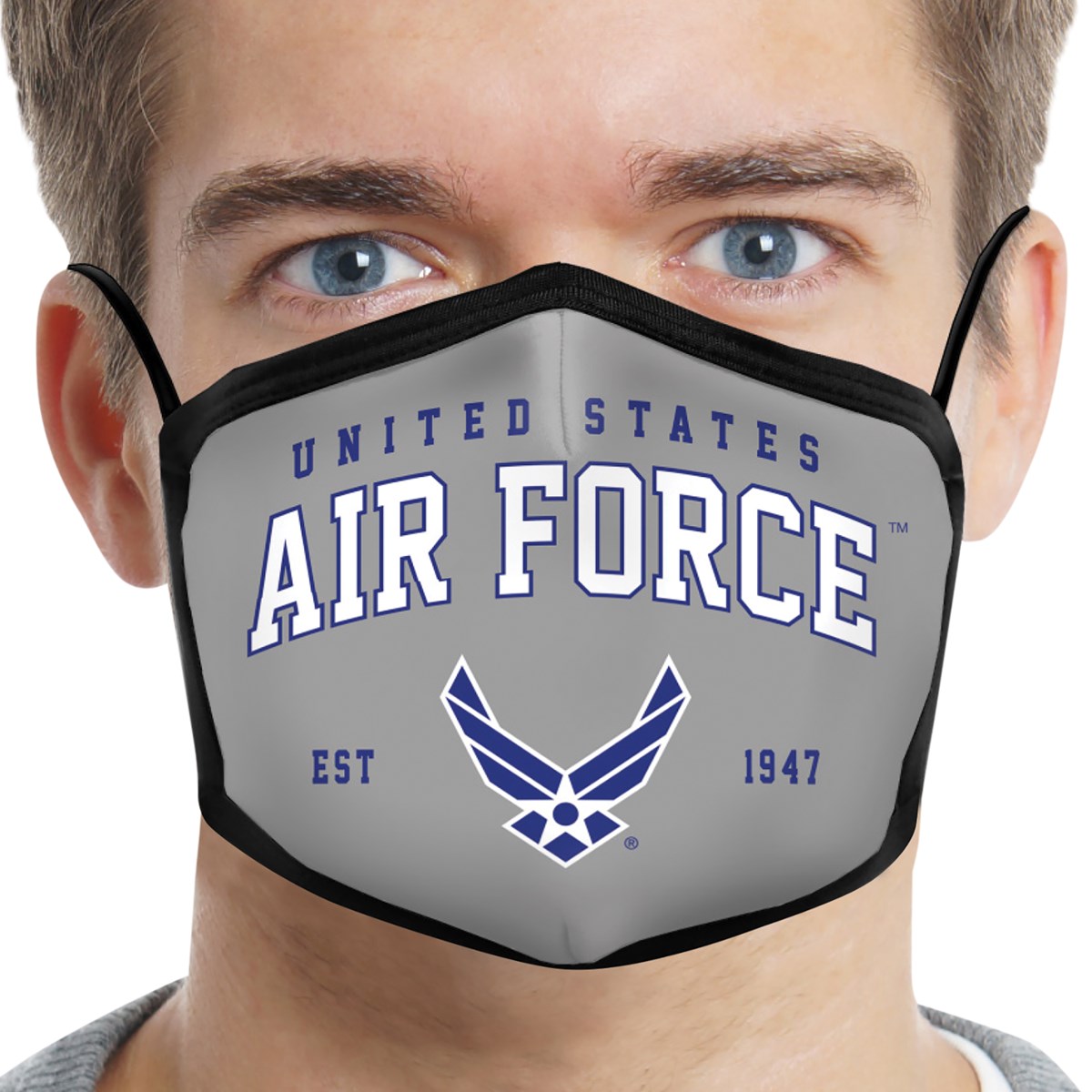 US Military Branch Reusable Arched Fabric Face Masks | Collections Etc.