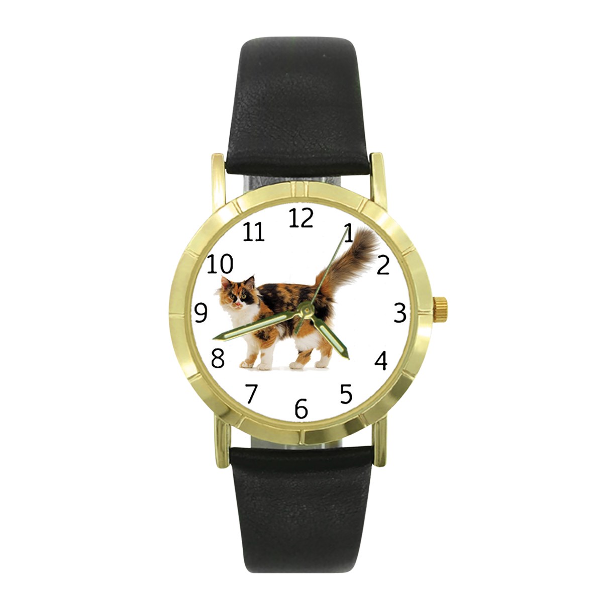 Waterproof Breed-Specific Cat Analog Wrist Watch | Collections Etc.