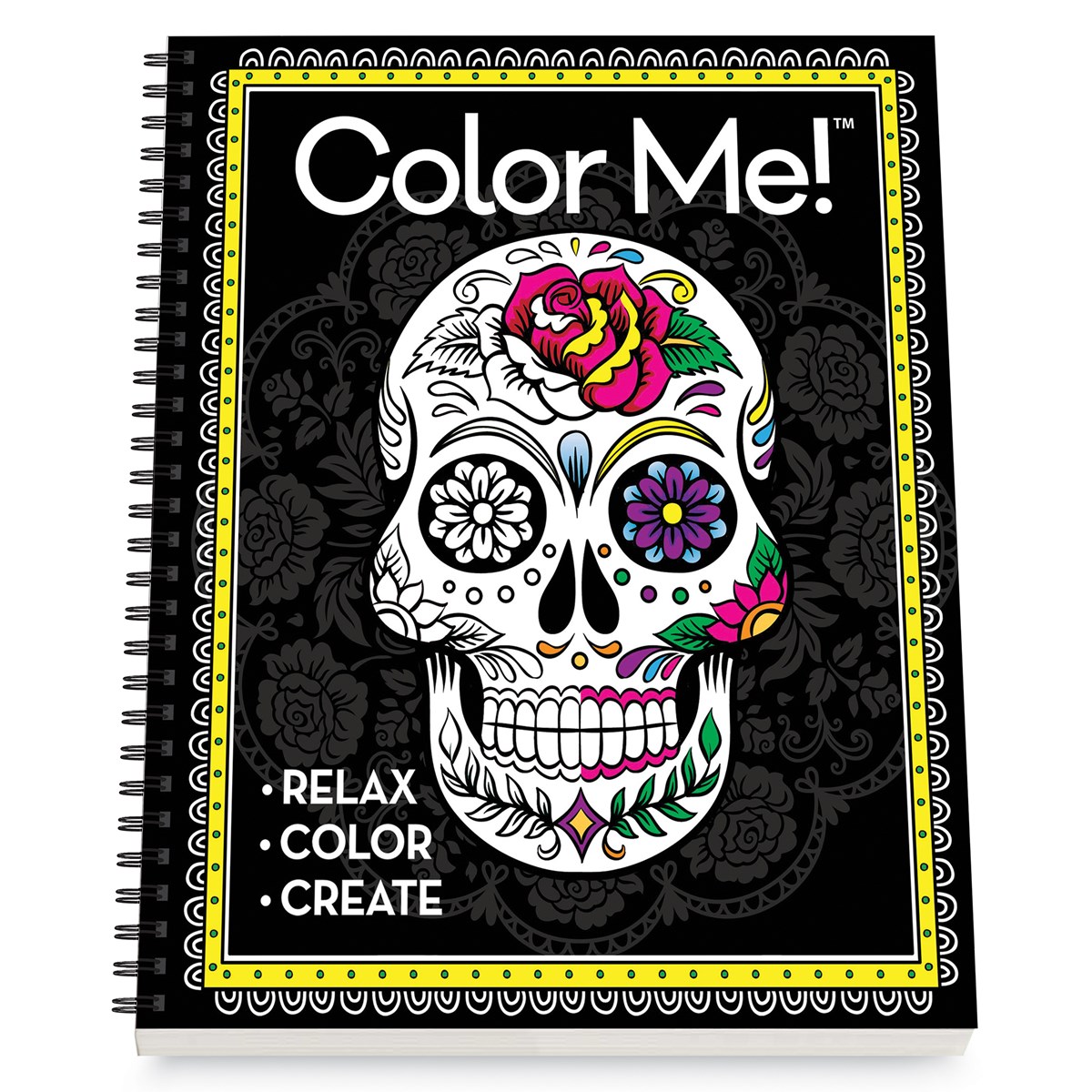 Color Me! Adult Spiral-Bound Activity Coloring Book | Collections Etc.