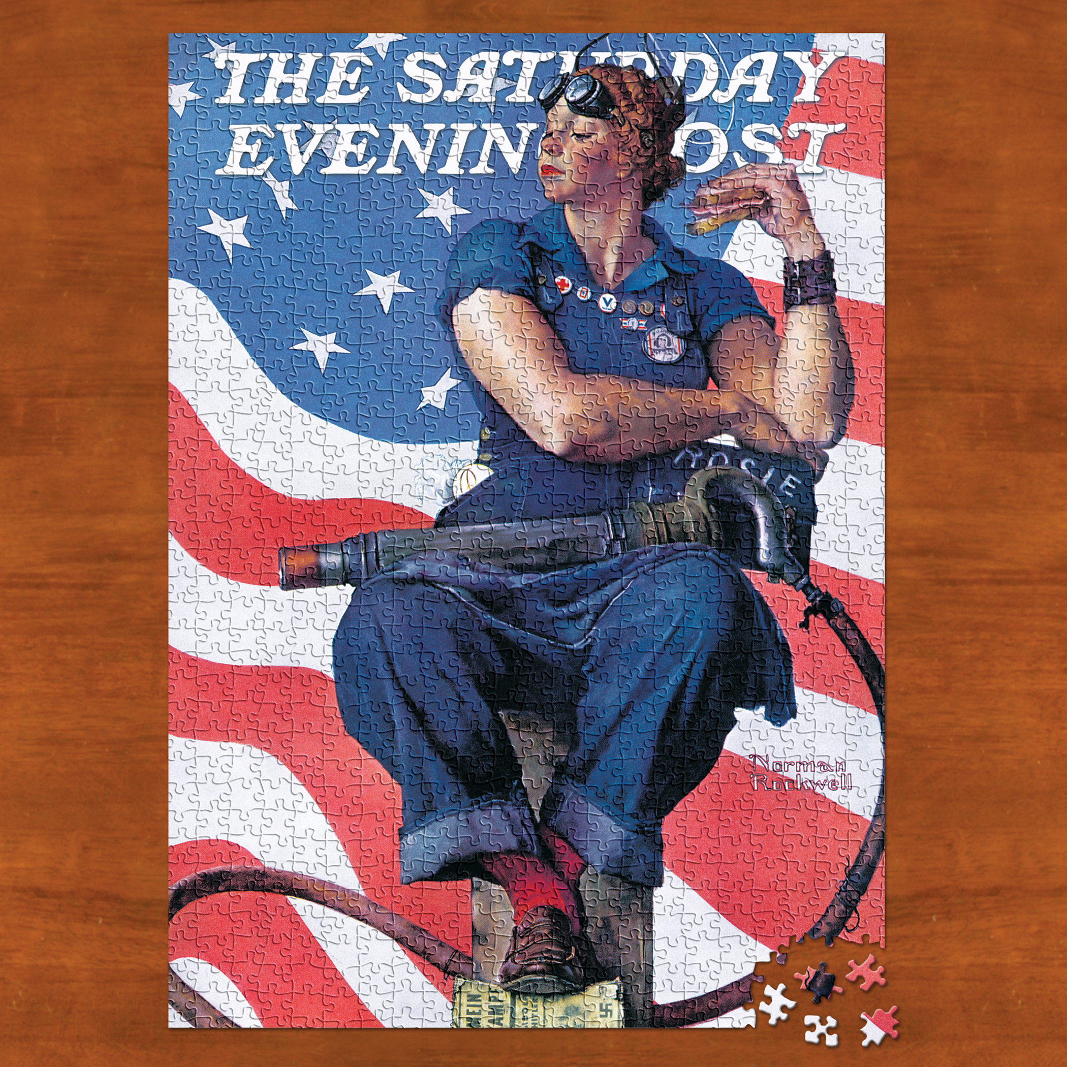 Rosie The Riveter Poster Norman Rockwell