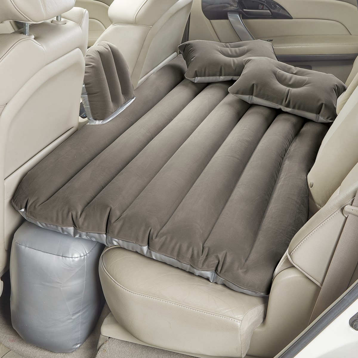 Inflatable Car Air Mattress Bed With Pump | Collections Etc.
