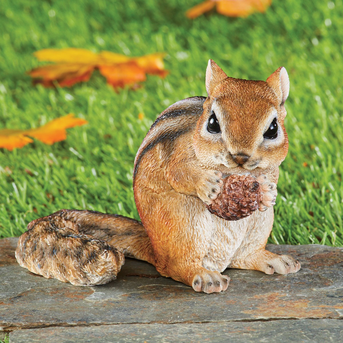 Hand-Painted Hungry Chipmunk Yard Figurine | Collections Etc.