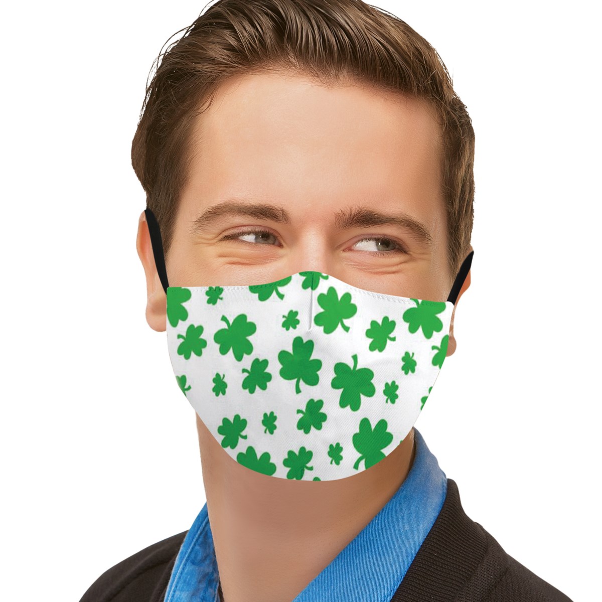Adult St Patrick's Reusable Fabric Mask with Filter Pocket ...