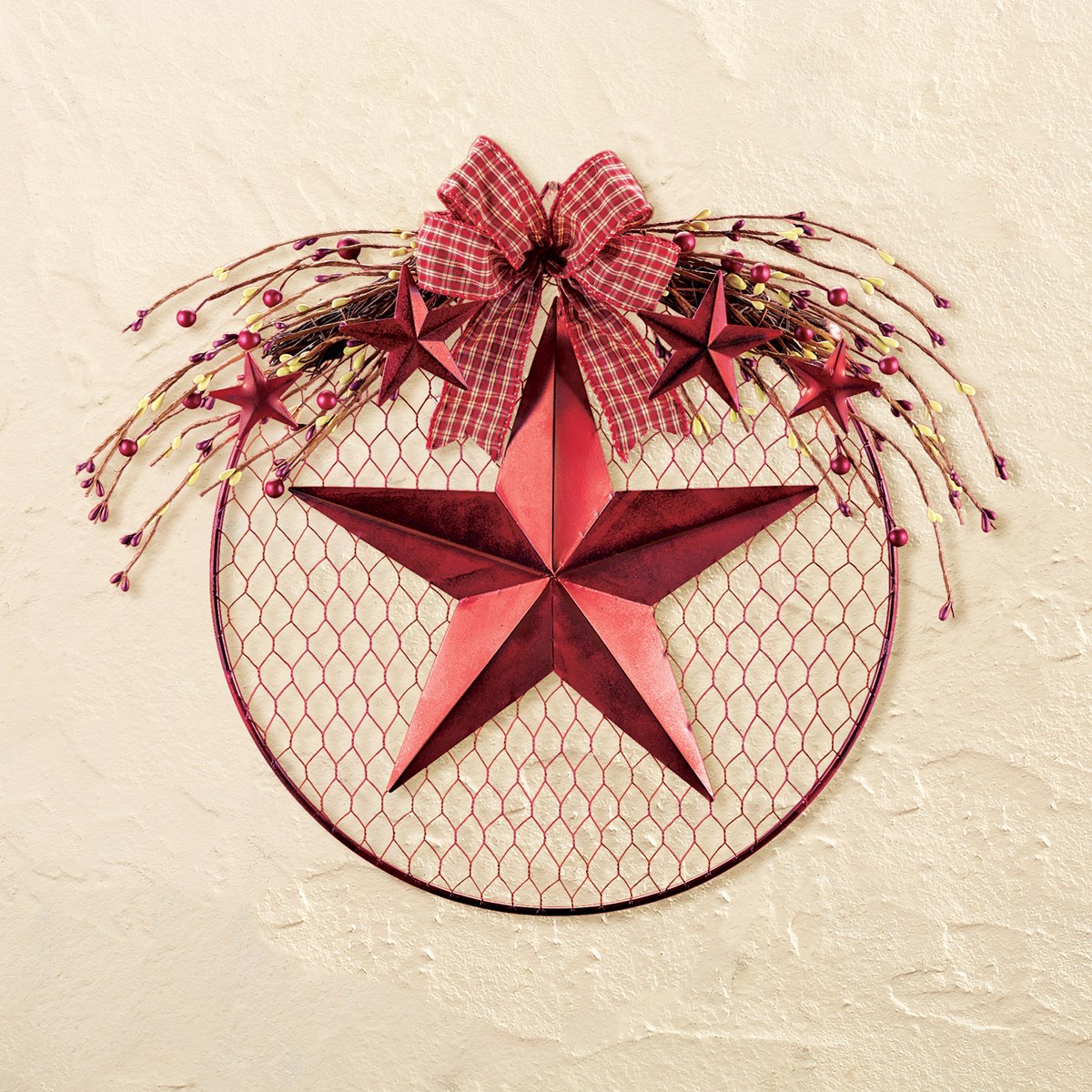 Decorative Country Star Wall Art Decor Sculpture | Collections Etc.