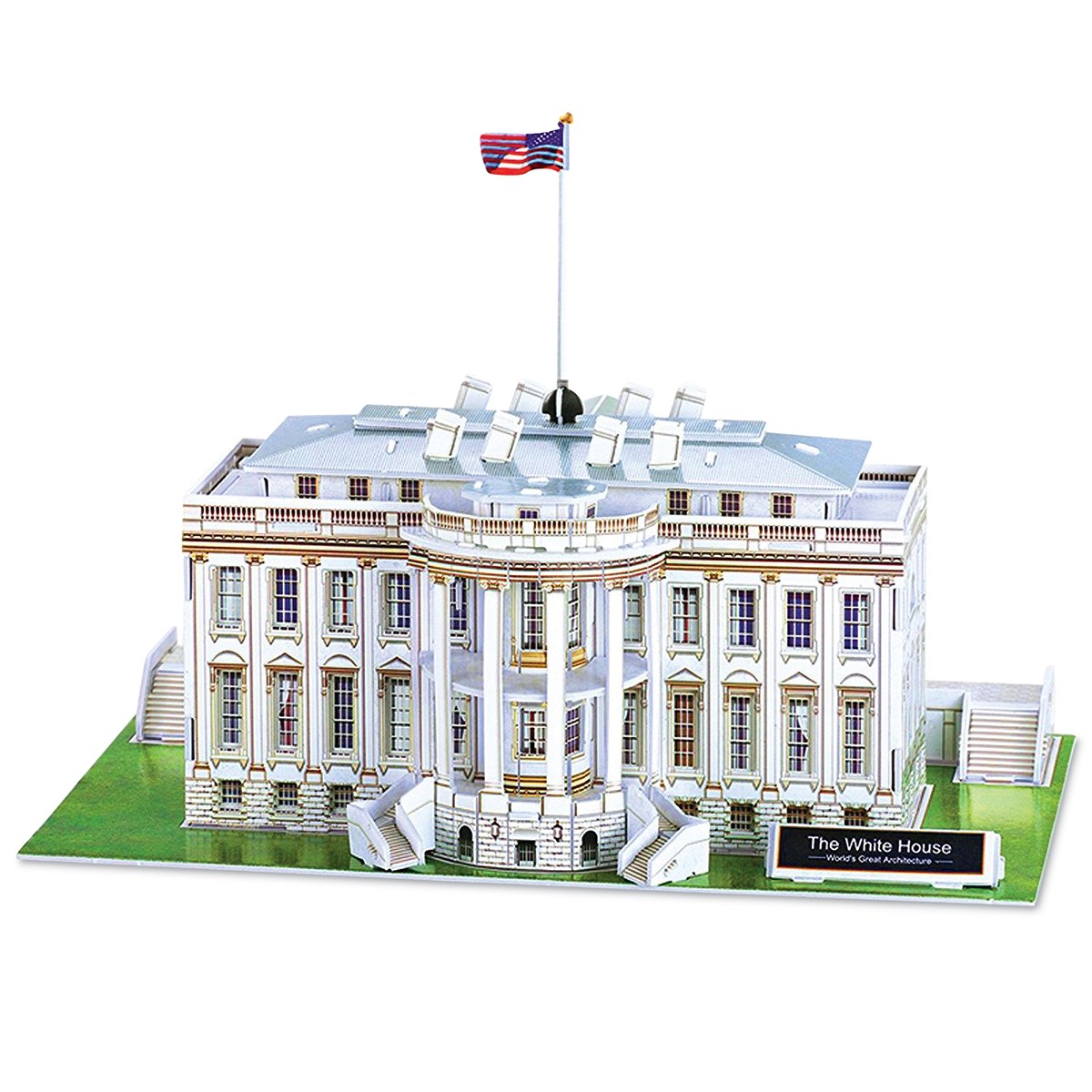 The White House 3-D Architecture Model Kit Puzzle | Collections Etc.