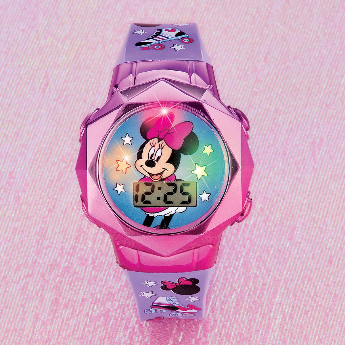 Disney Children's Minnie Mouse Lighted Digital Watch | Collections Etc.