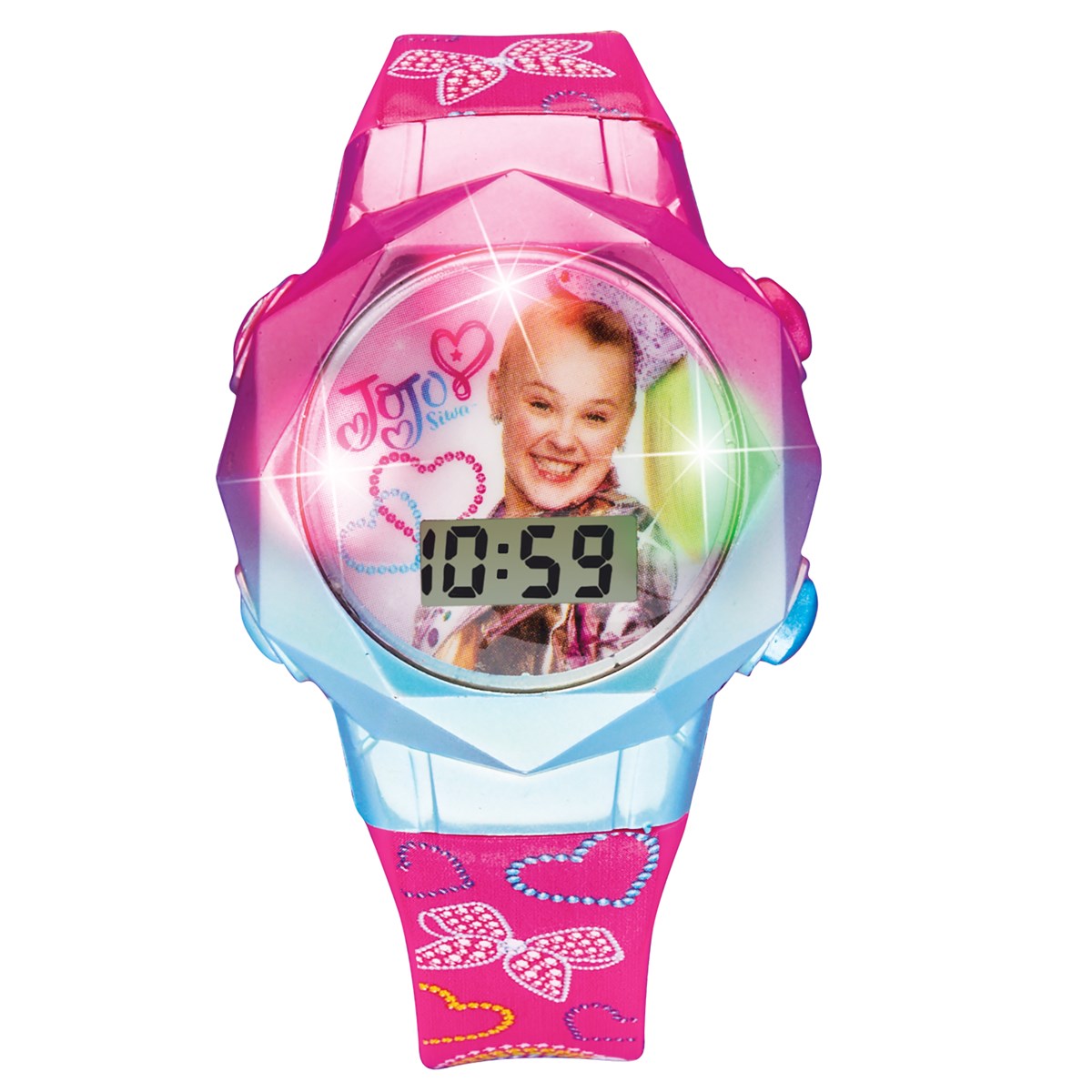 Nickelodeon Jojo Siwa LED Lighted Digital Toy Watch | Collections Etc.