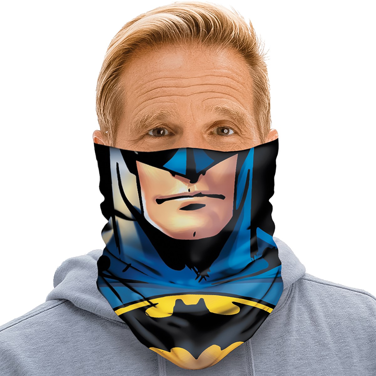 Batman Gaiter-Style Hair & Face Superhero Wrap | Collections Etc.