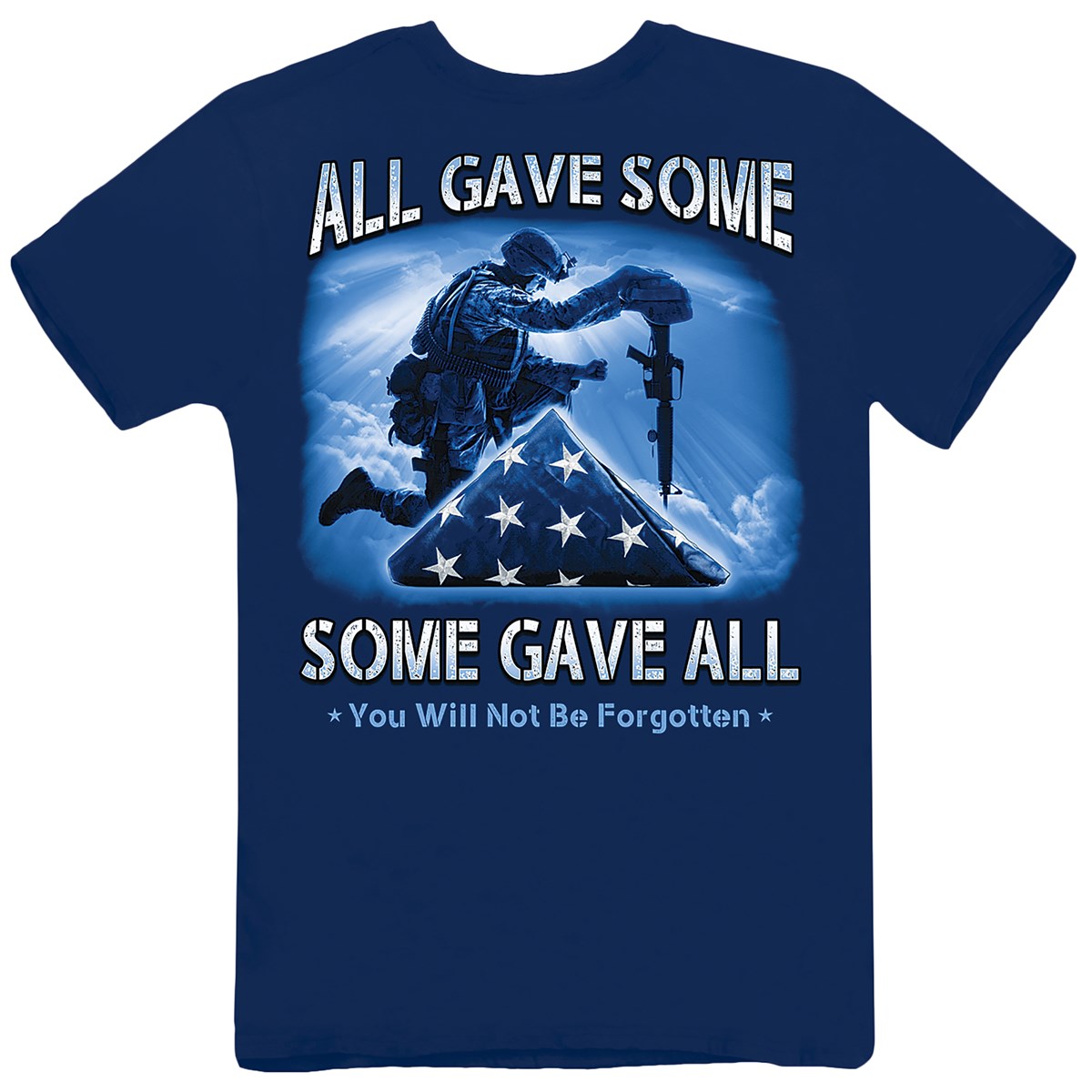 All Gave Some, Some Gave All Military Memorial T-Shirt | Collections Etc.