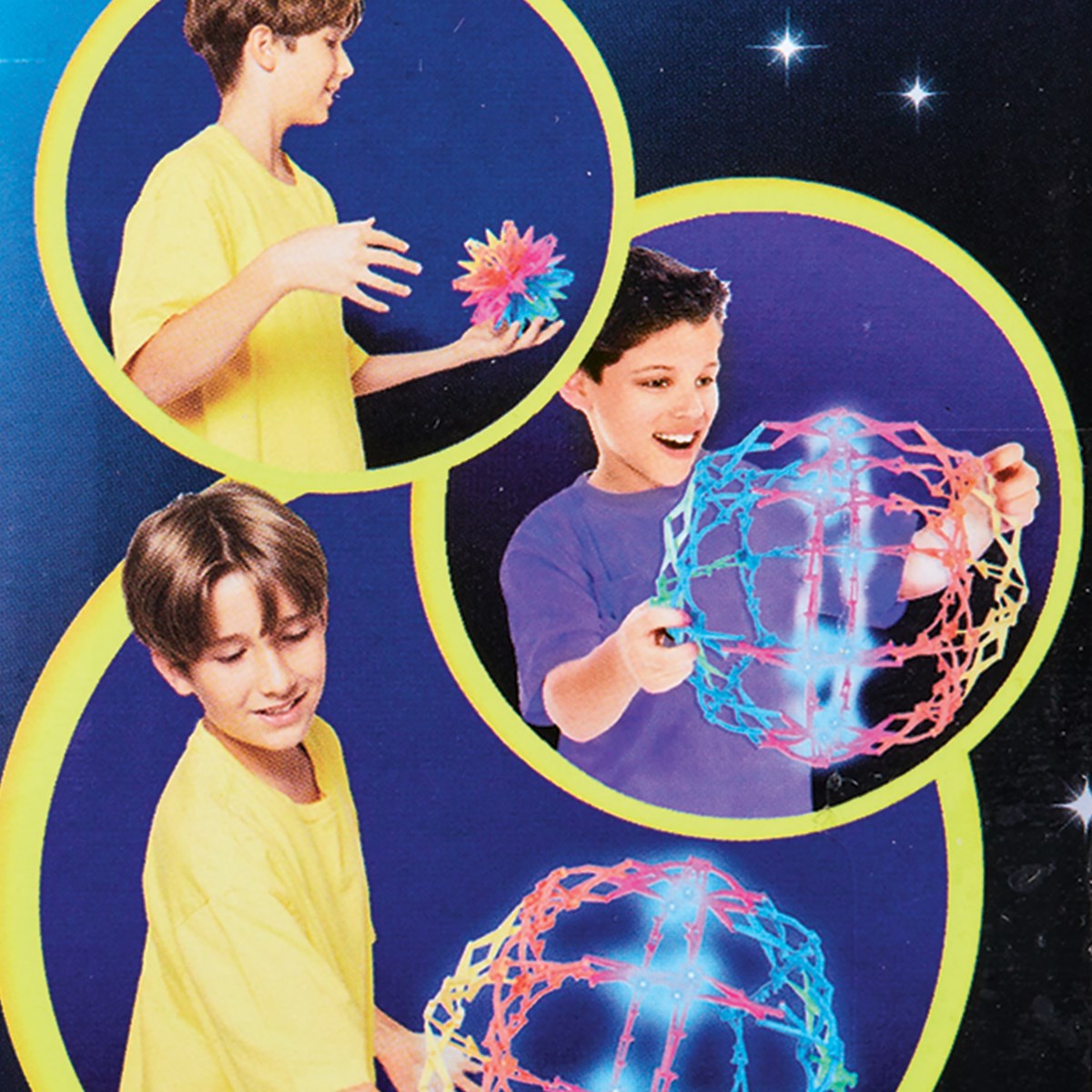 LED Lighted Mini Hoberman Expanding Starbright Sphere Toy | Collections ...