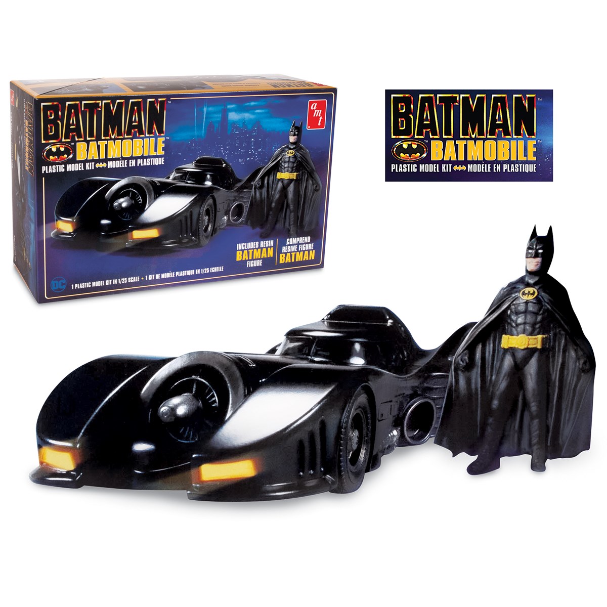 1989 Batmobile and Batman 1:25 Scale Model Kit | Collections Etc.