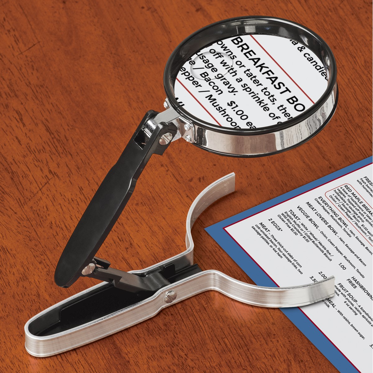Self-Standing, Hands-Free Magnifying Glass | Collections Etc.
