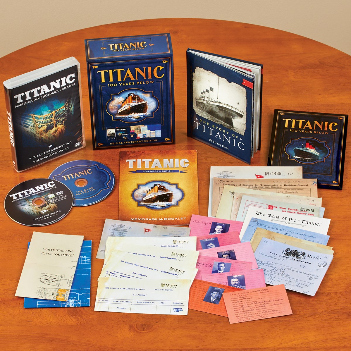 Titanic Documentary DVD and Printed Memorabilia Set | Collections Etc.