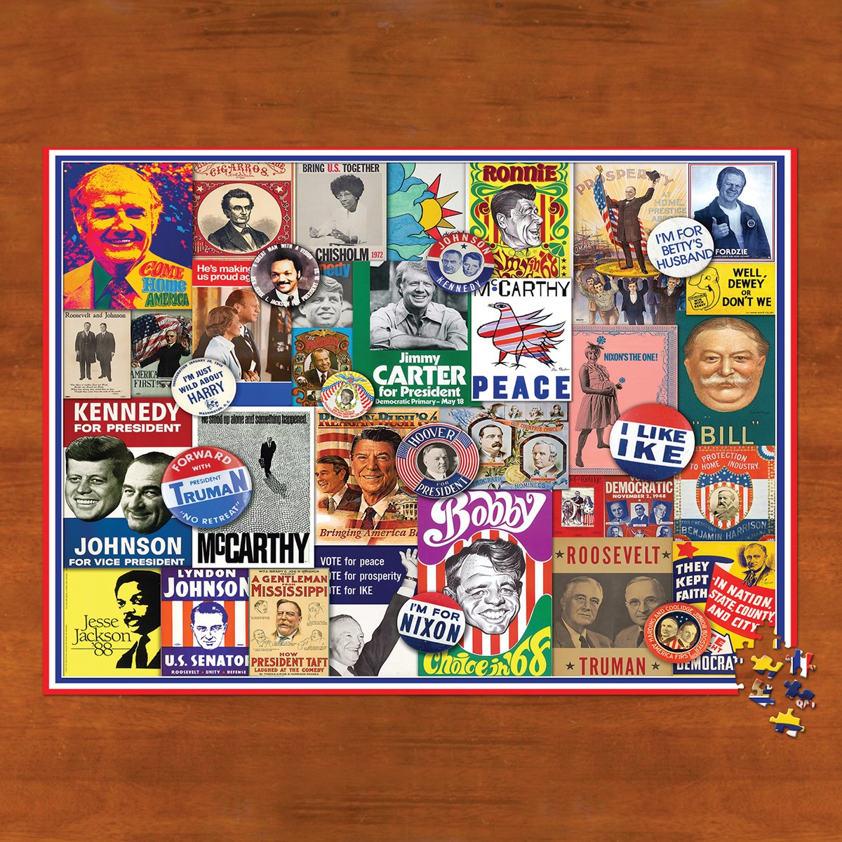 Political Poster 1,000-Piece Jigsaw Puzzle | Collections Etc.