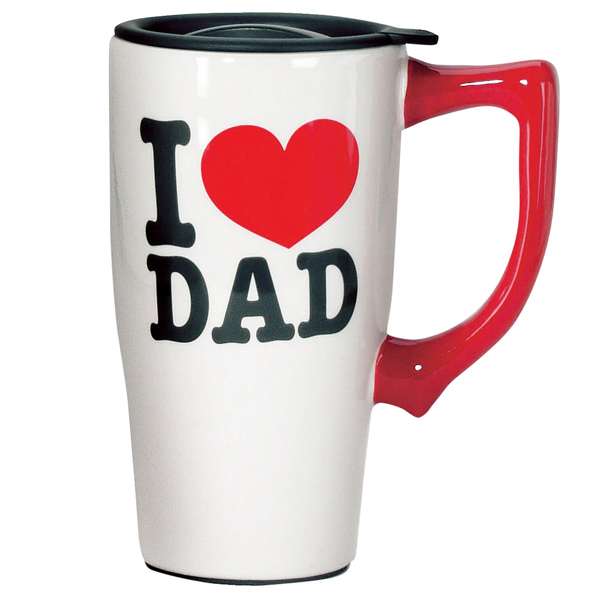 I Love Dad Insulated Ceramic Travel Coffee Mug Collections Etc