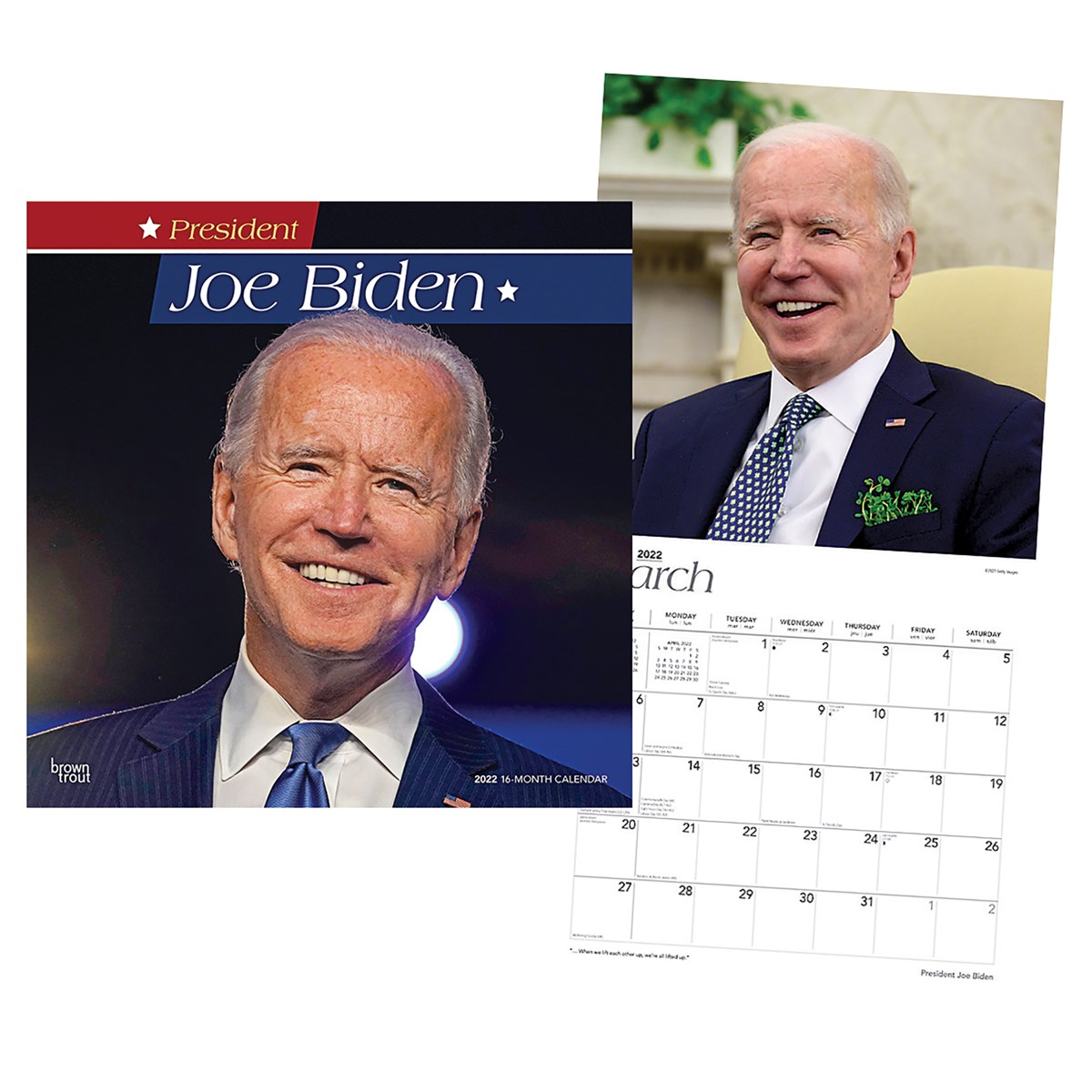 President Joe Biden 2022 16-Month Wall Calendar | Collections Etc.
