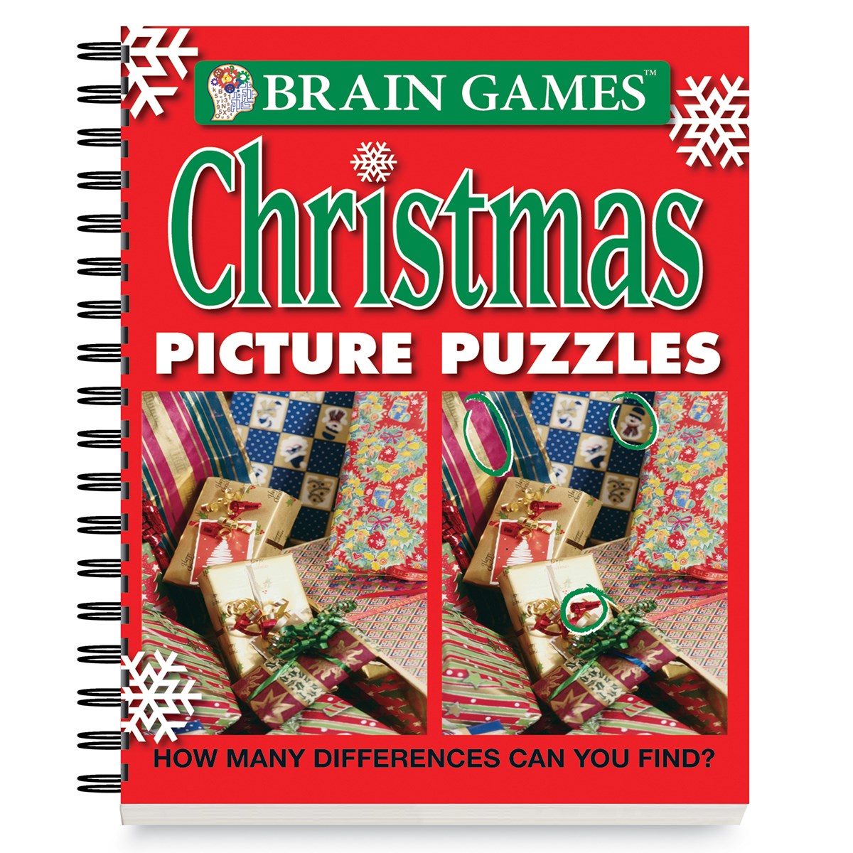 Brain Games Christmas Picture Puzzles Activity Book | Collections Etc.