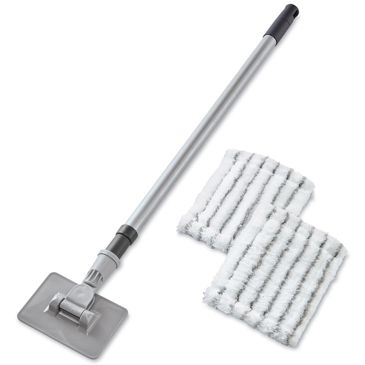 Long Handled Microfiber Dust Cleaner with 2 Pads | Collections Etc.