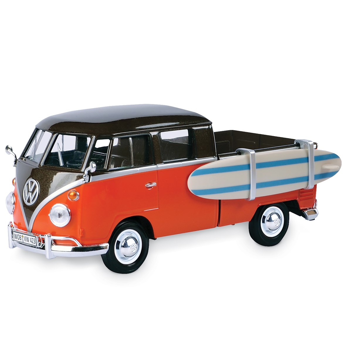 Volkswagen Pickup Surfboard Vehicle 1:24 Die-cast Scale Model ...