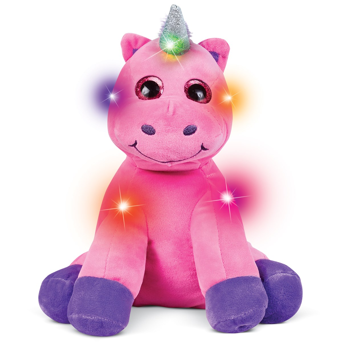 Soft Plush Lighted Color-Changing Plush Unicorn Toy | Collections Etc.