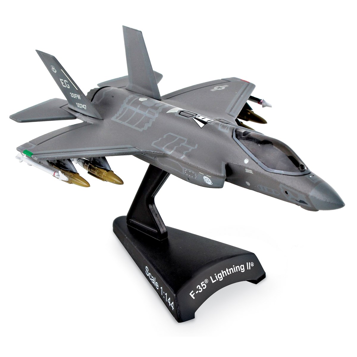 F-35 Lightning Plane 1:144 Die-cast Scale Model Kit | Collections Etc.